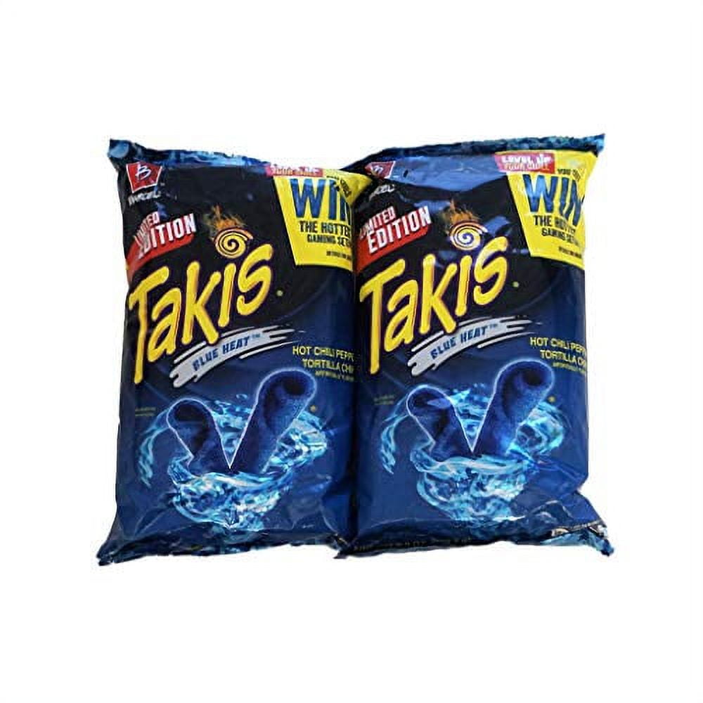 Limited Edition Takis Blue Heat, Pepper, 9.9 Oz (Pack Of 2) - Walmart.com