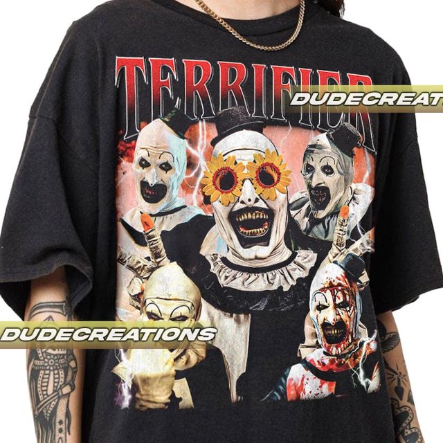 Limited Edition Terrifier Vintage T-Shirt Perfect Gift for Women and ...