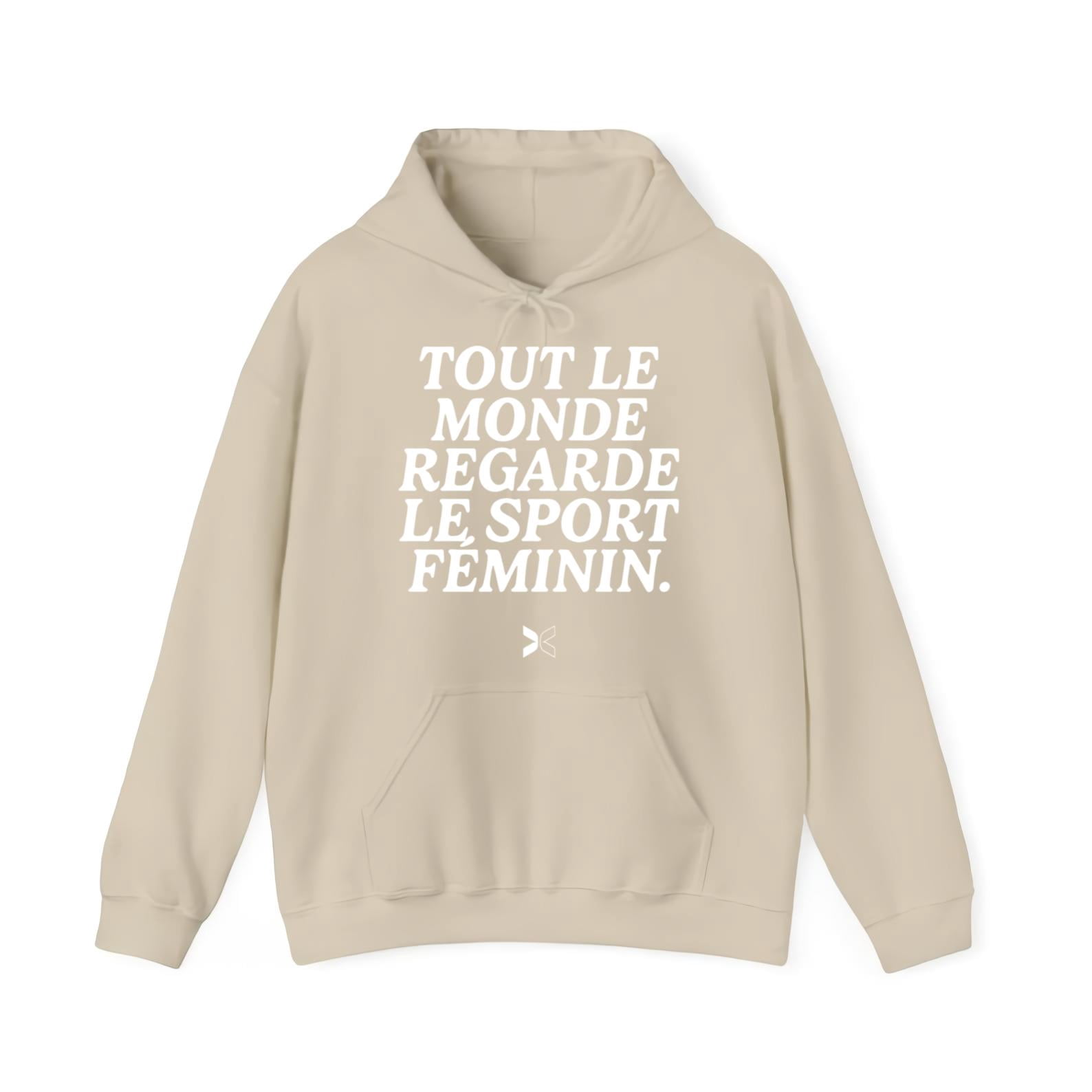 Limited Edition Tout Le Monde Regarde Le Sport Feminin Hoodie-TH33576 ...