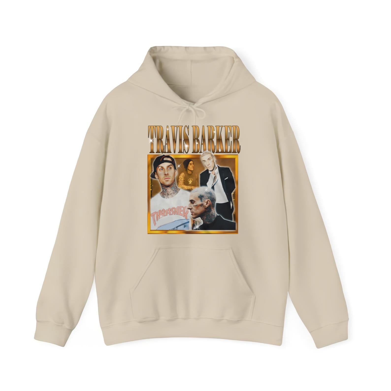 Limited Edition Travis Barker Short Sleeve Hoodie, Travis barker Homage ...