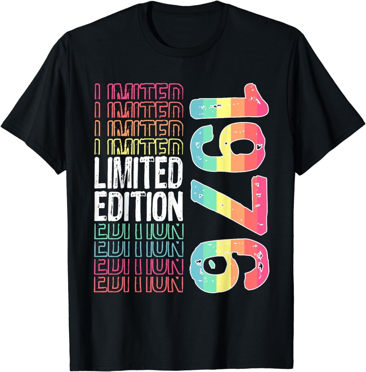 Limited Edition Vintage 1976 Retro Birthday T-Shirt - Walmart.com