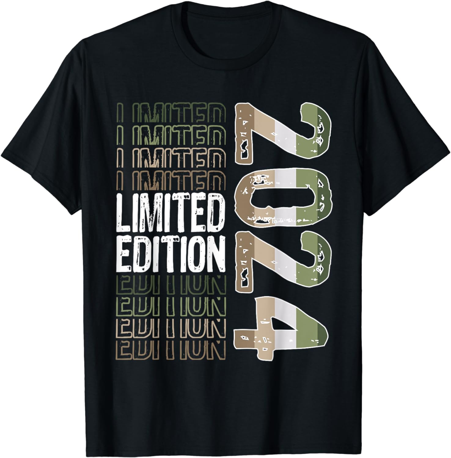 Limited Edition Vintage 2024 Retro Birthday T-Shirt - Walmart.com