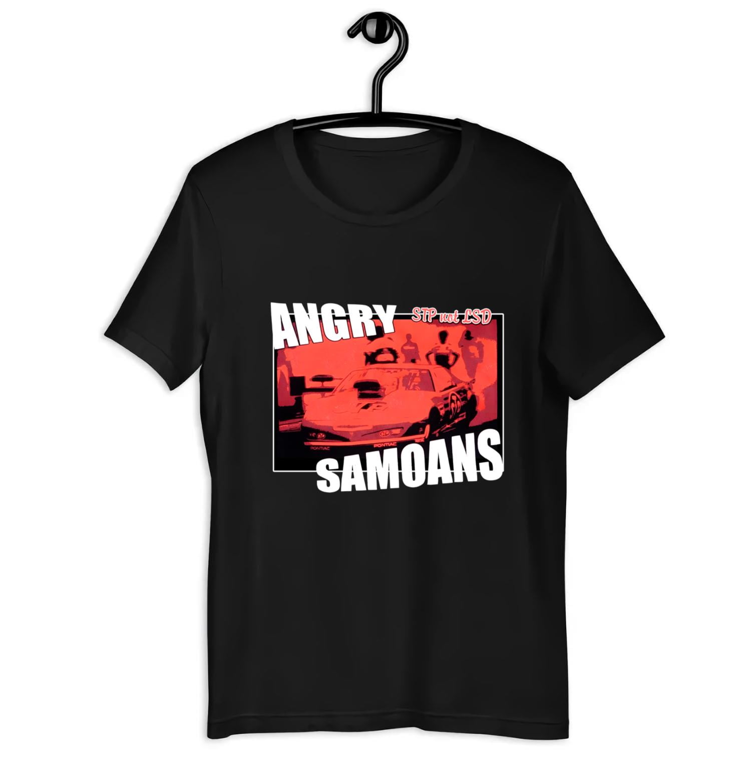 Limited Edition Vtg Angry Samoans Band Music Tour Heavy Cotton Black ...