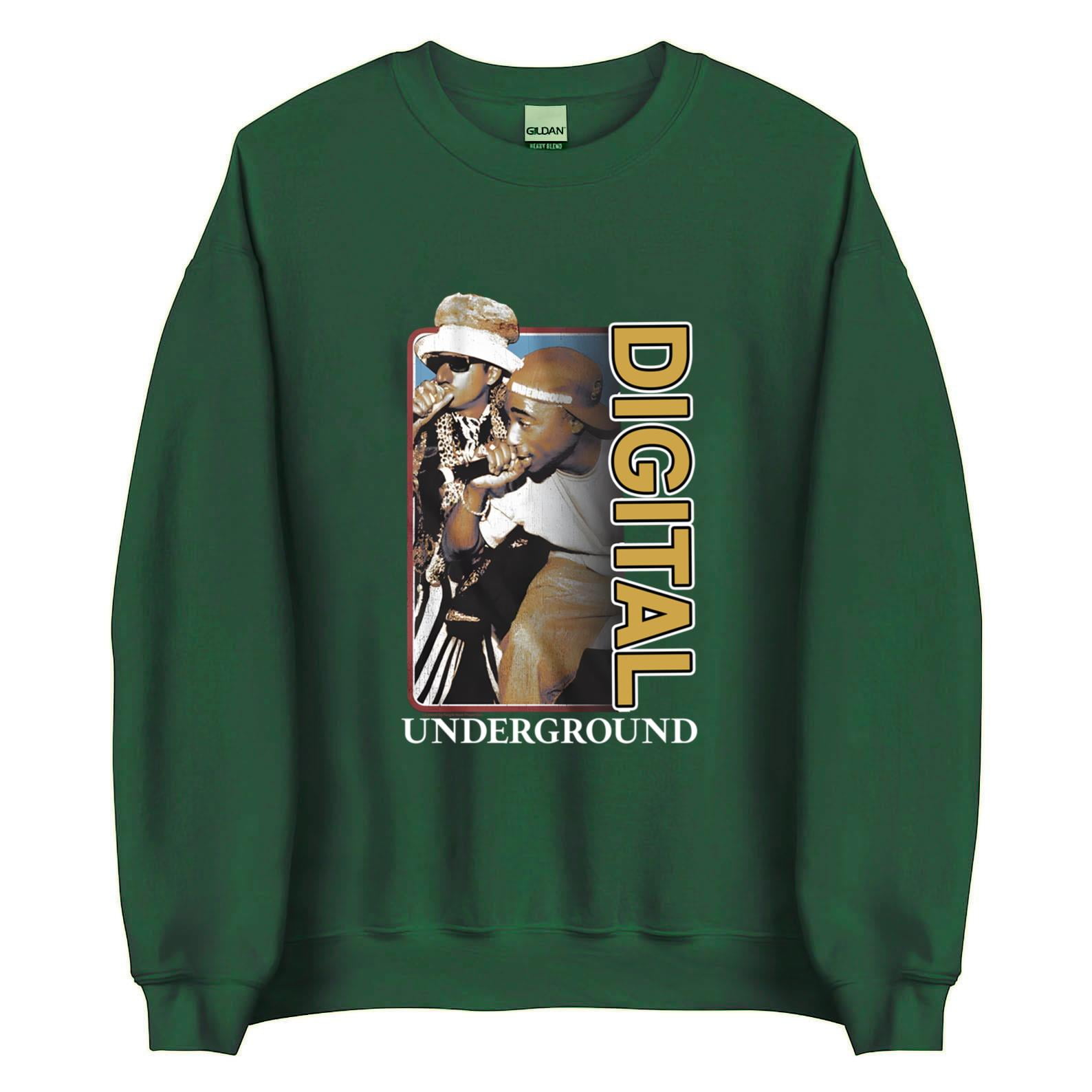 Limited Edition Vtg Digital Underground For Fans Cotton Full Black sweatshirt J799-TH33486 ...