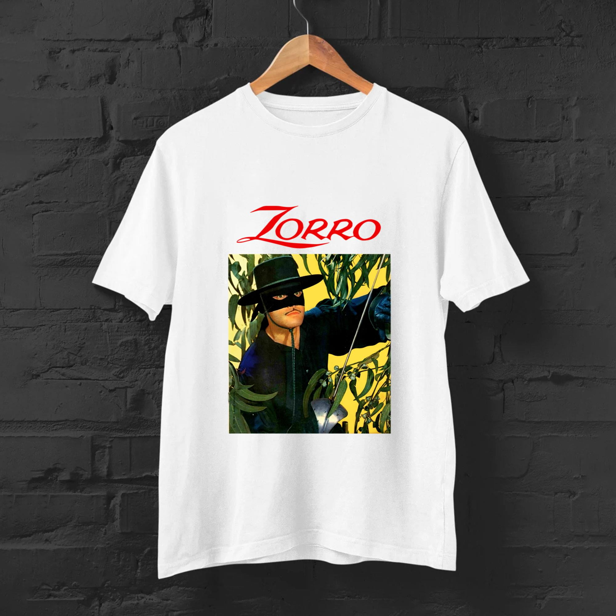 Limited Edition ZORRO v8 T shirt 1957 Black Colors Movie Poster all s S--TH36352 - Walmart.com