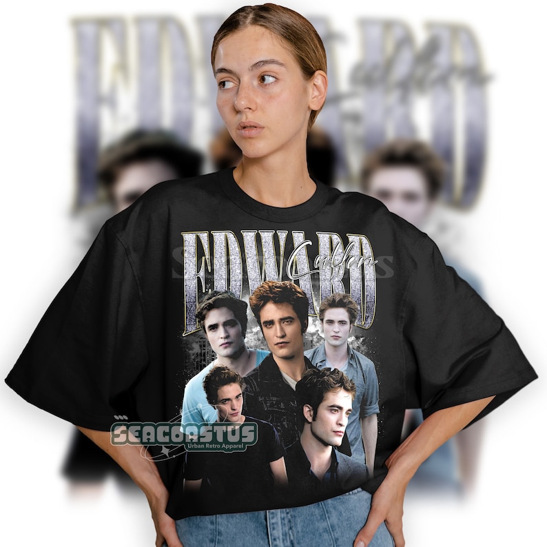Limited Edward Cullen Vintage T-Shirt, Edward Cullen Graphic T-shirt ...