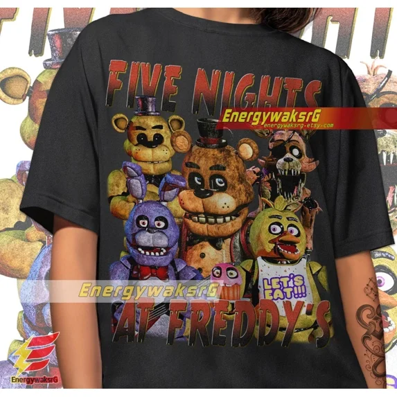 Limited Five Nights At Freddy's T-Shirt, Five Nights At Freddy's, FNAF ...