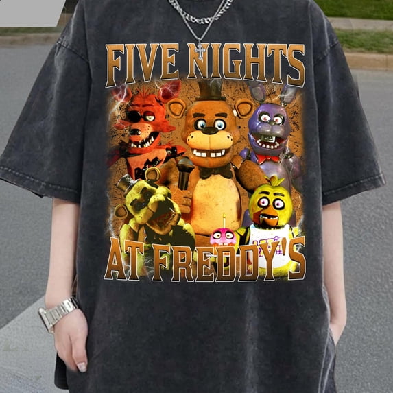 Limited Five Nights At Freddy's Vintage T-Shirt - Comfort Colors Unisex ...
