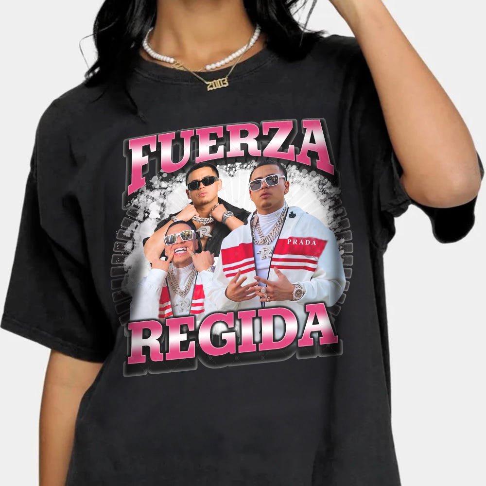 Limited Fuerza Regida Shirt, Vintage Fuerza Regida 90s Shirt,Fuerza ...