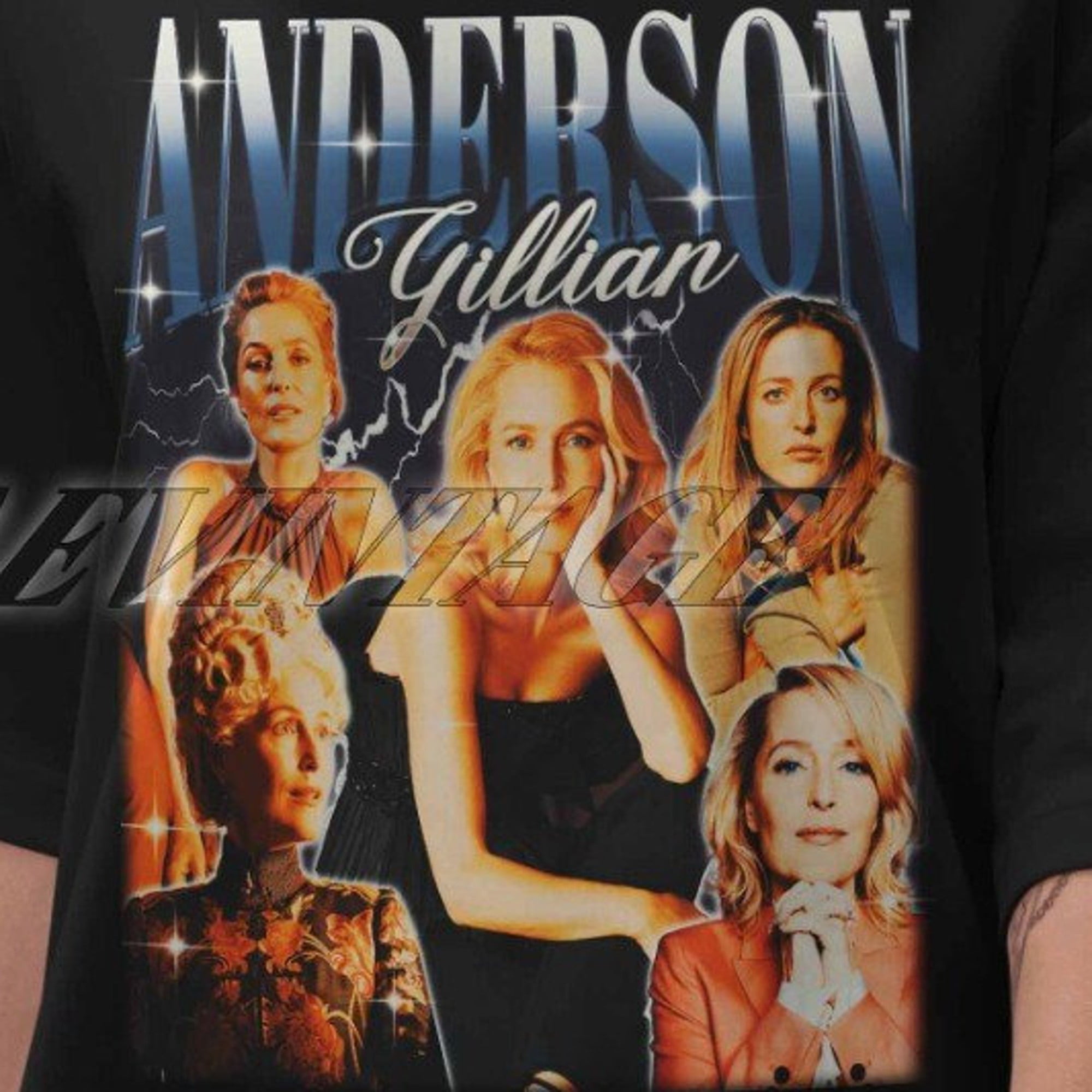 Limited Gillian Anderson Vintage T-Shirt, Gillian Anderson Fan Tees ...