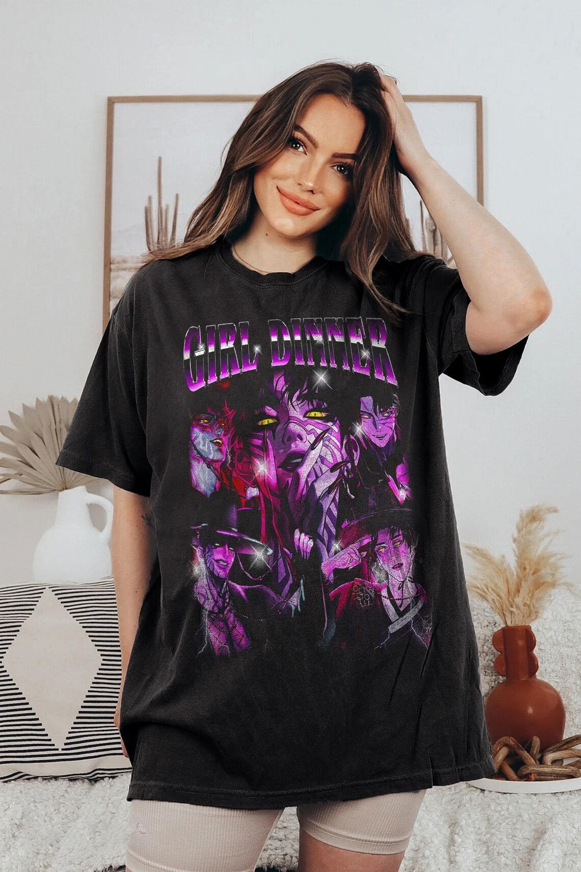 Limited Girl Dinner Jinu T-Shirt, Girl Dinner Jinu Saja Boys Hunter ...