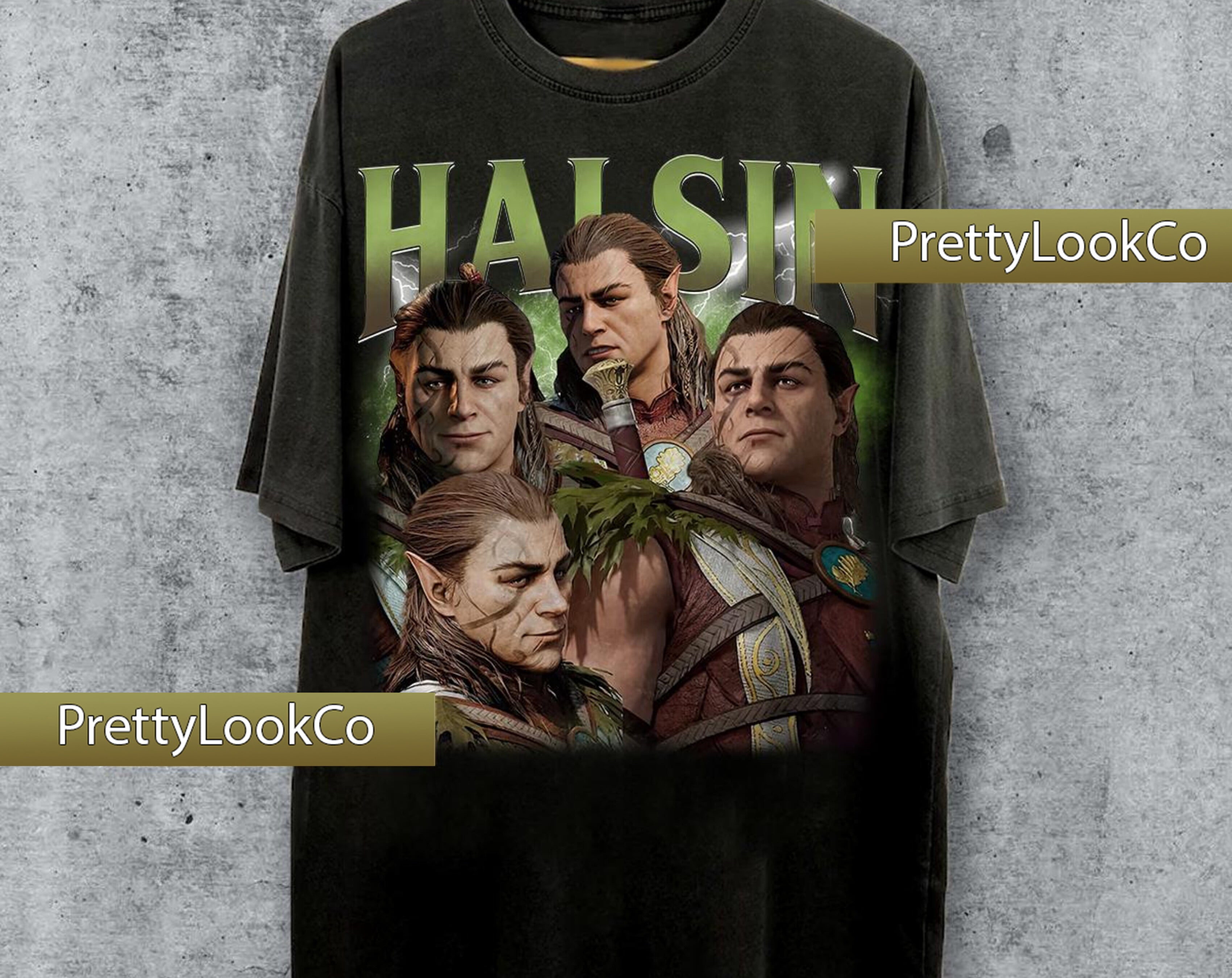 Limited Halsin Baldurs Gate 3 90s T-shirt Halsin Baldurs T-shirt Retro ...