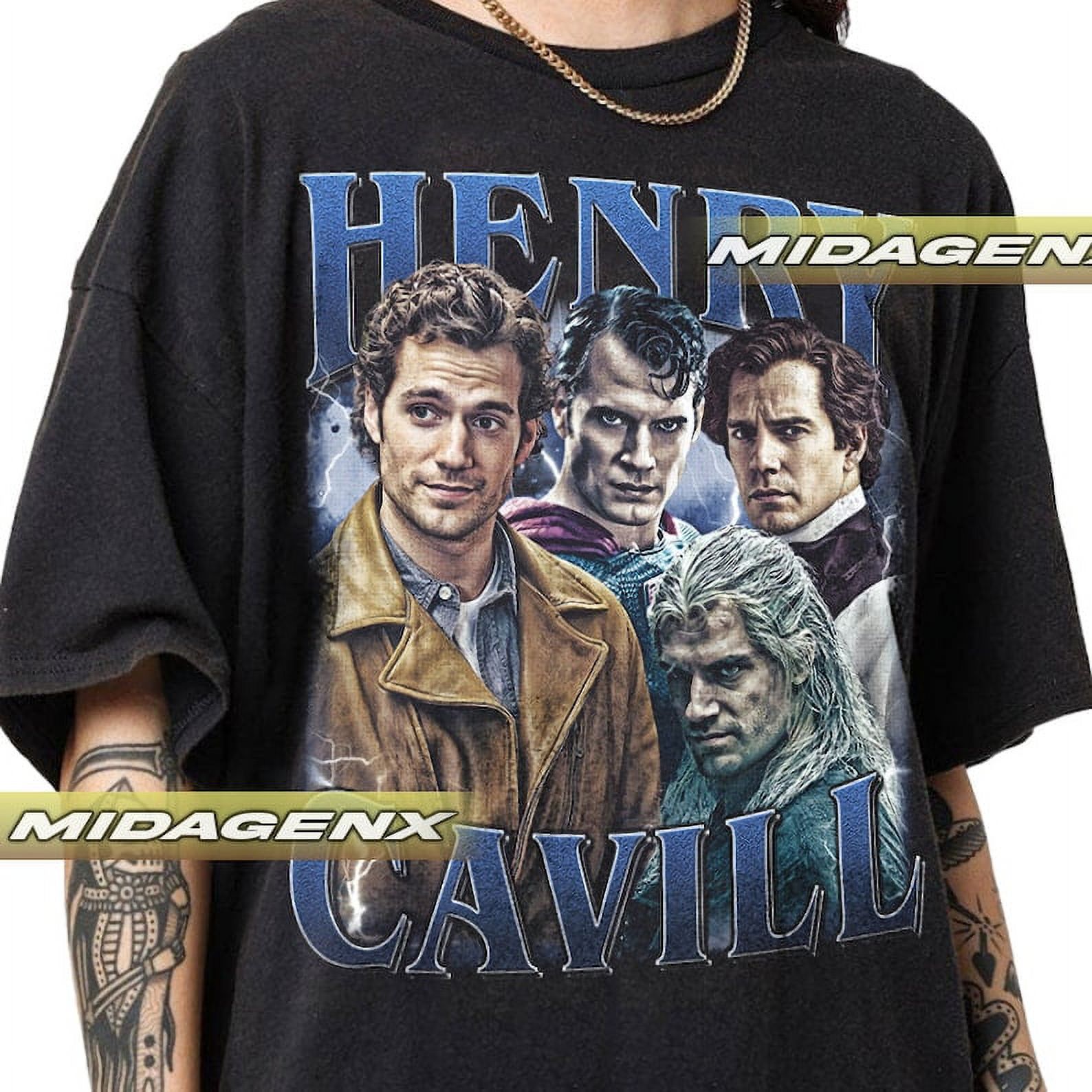 Limited Henry Cavill Vintage T-Shirt - Walmart.com