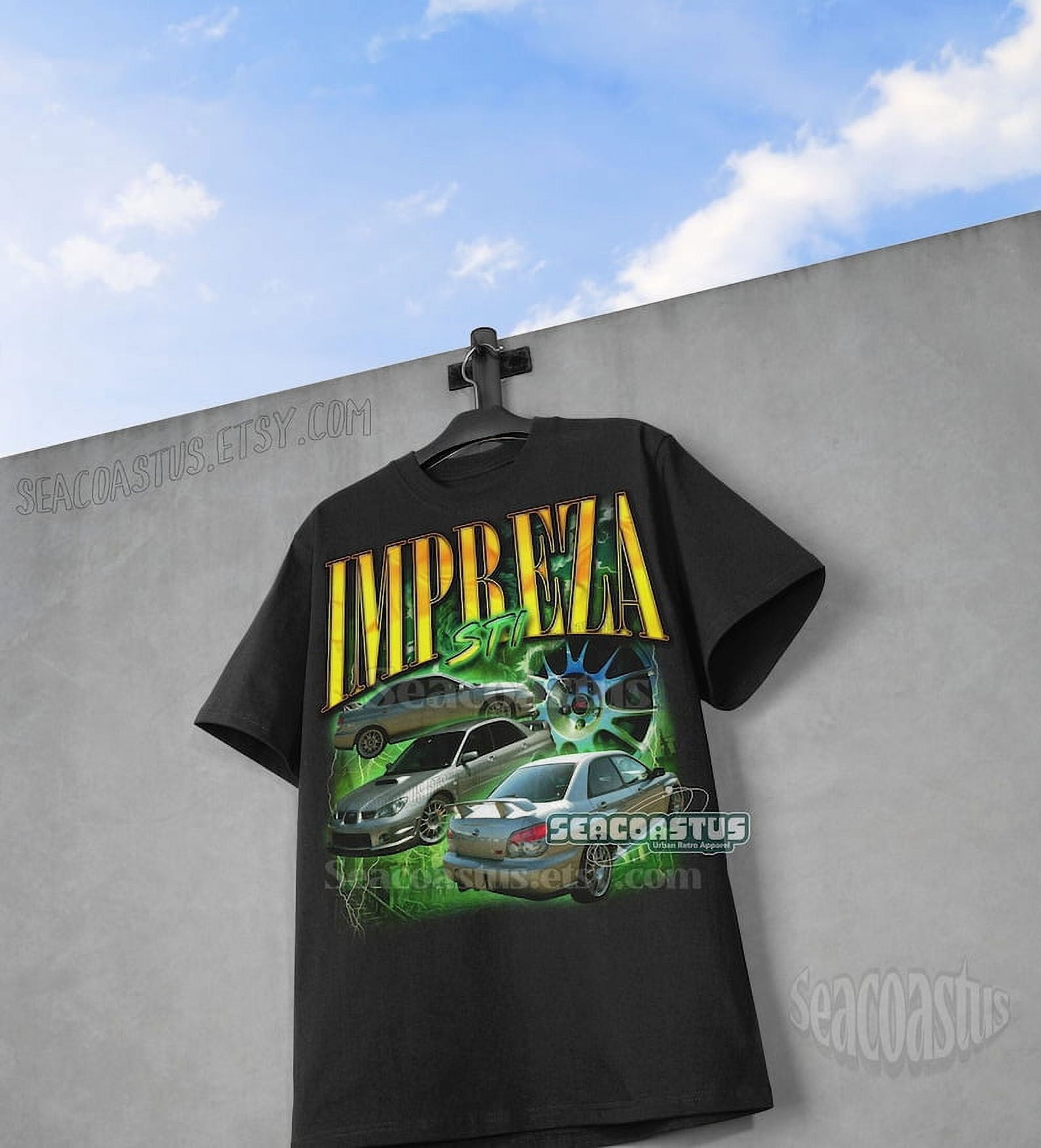 Limited IMPREZA WRX STI Vintage T-Shirt, Subaru wrx Graphic T-shirt ...