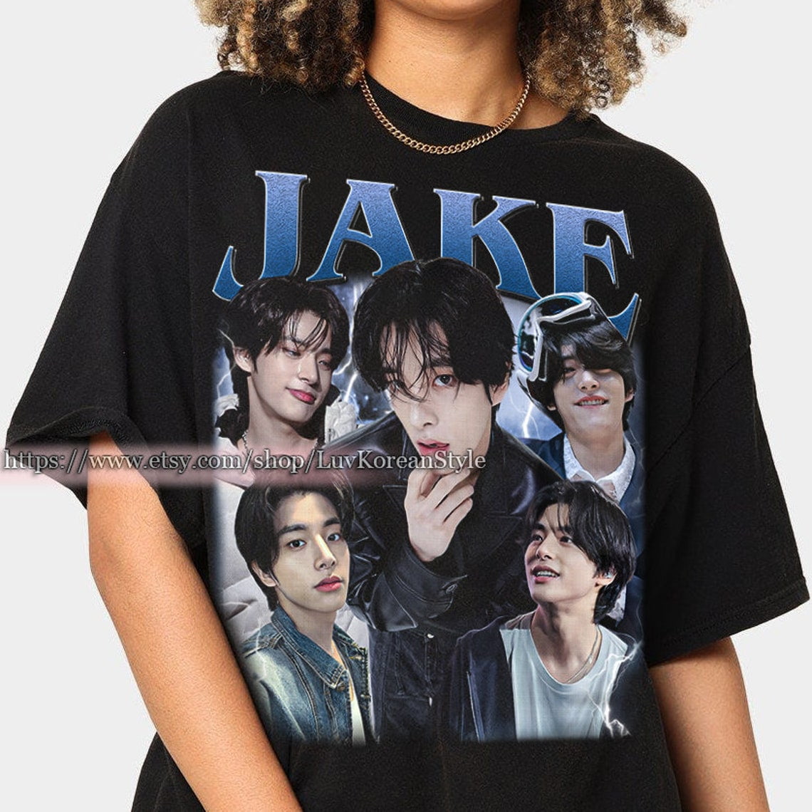 Limited Jake Enhypen KPop Tshirt Vintage Unisex Shirt - Walmart.com