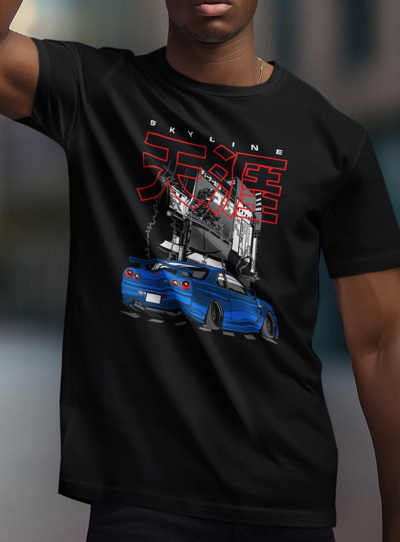 Limited Jdm R34 GT-T Vintage T-Shirt, R34 GT-R JDM Graphic T-shirt ...