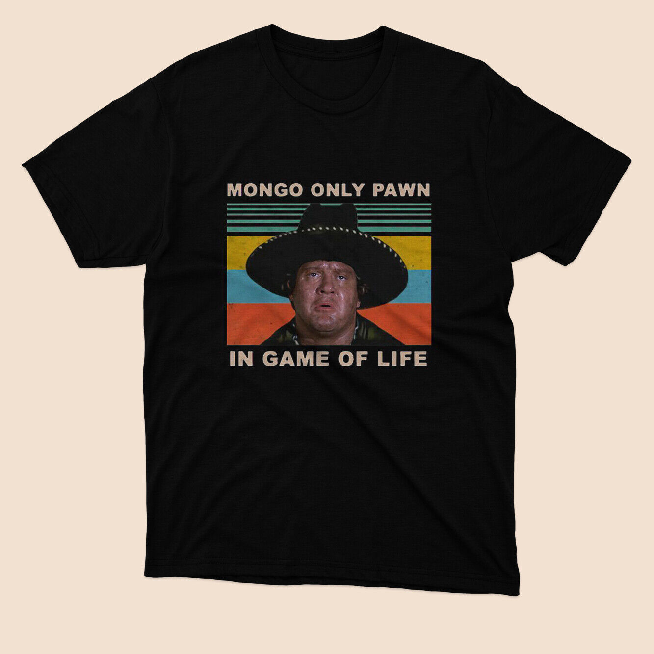 Limited Mongo Only Pawn In Game of Life 80s Movie Vintage T Shirt Size ...