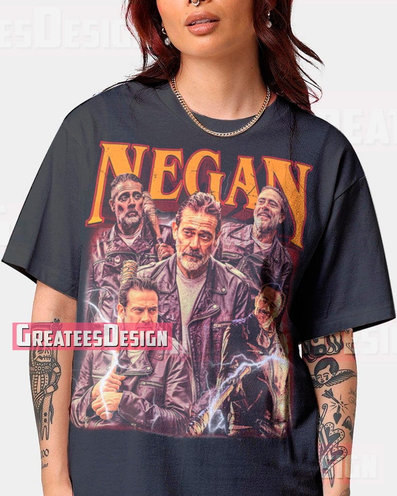 Limited Negan Shirt Jeffrey Dean Morgan Tshirt Unisex Sweatshirt BGL588 ...