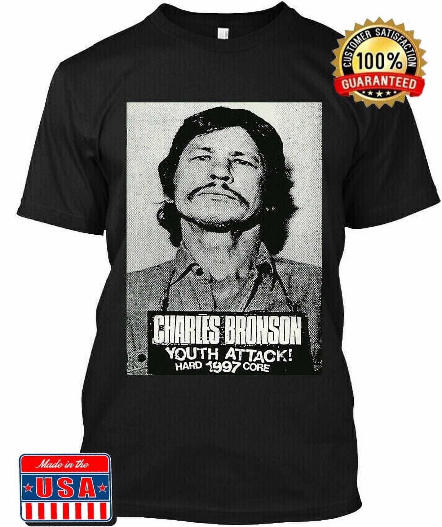Limited New Charles Bronson Youth Attack! American Actor Band Logo T ...