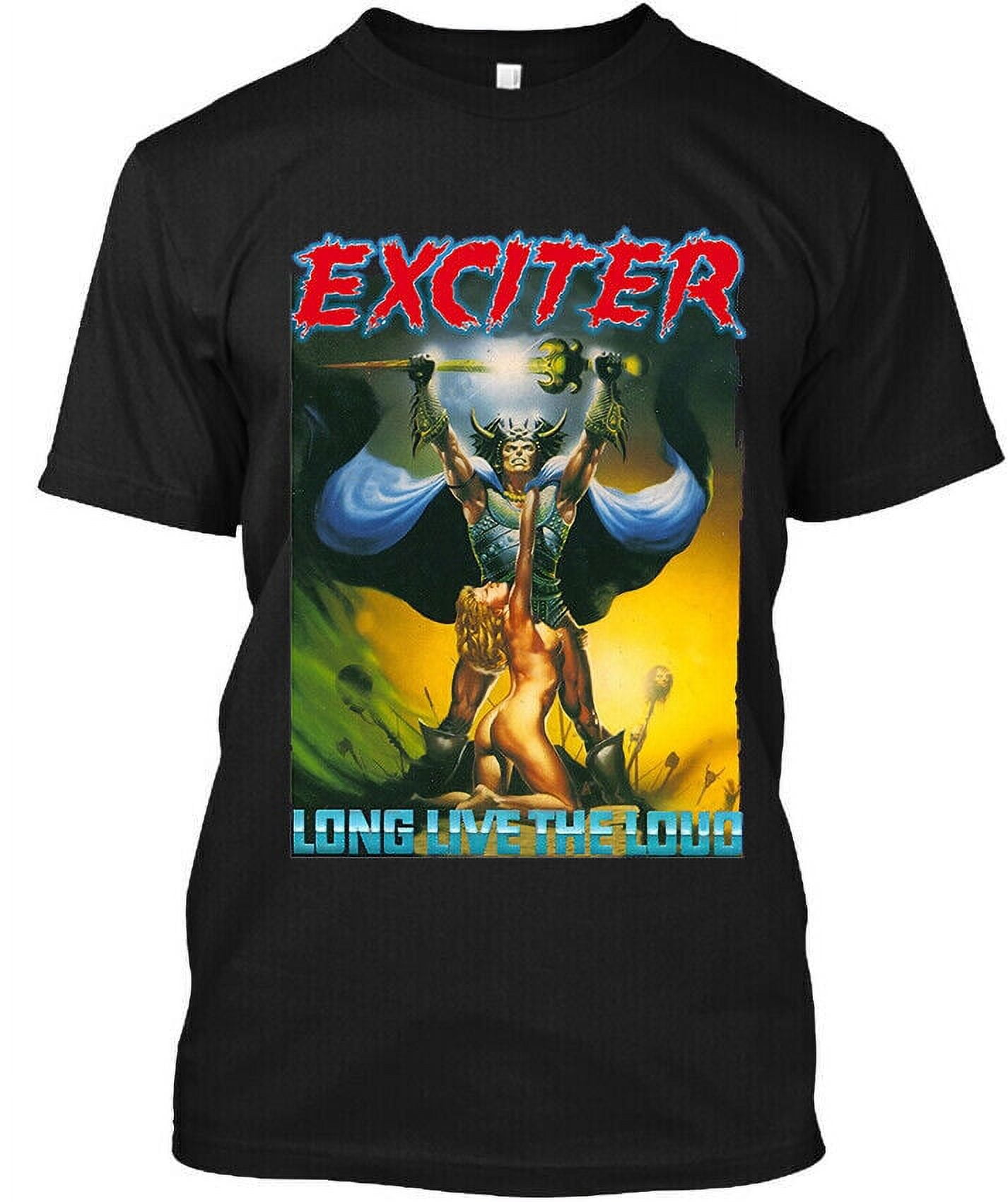 Limited New Exciter Long Live the Loud Canadian Heavy Music Logo T ...