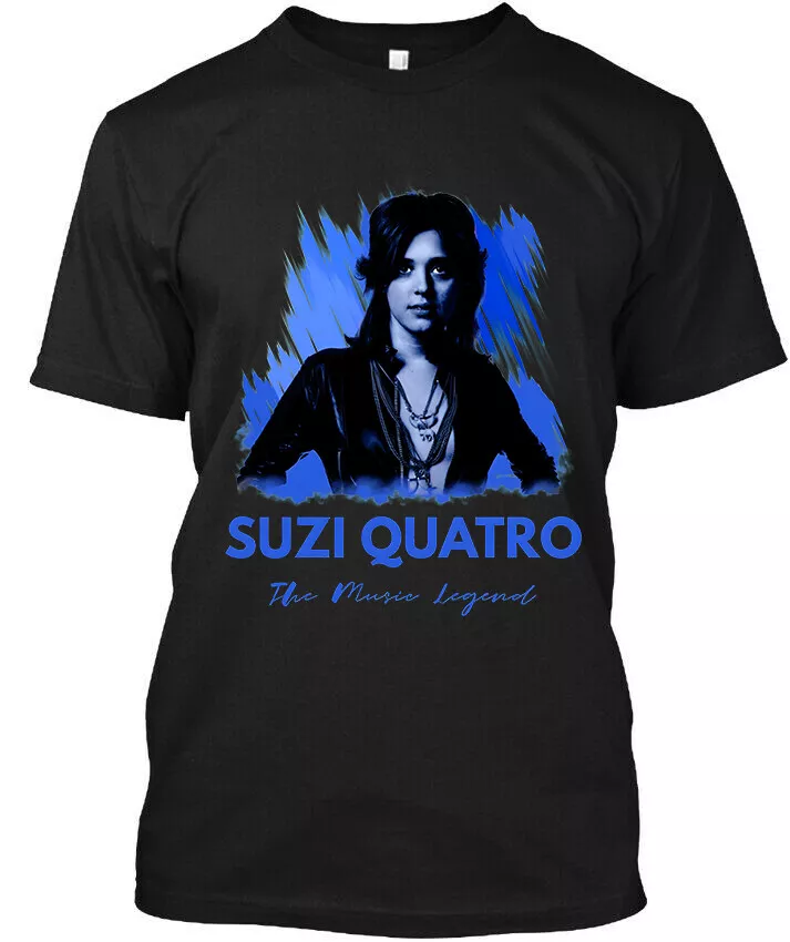 Limited New Popular Suzi Quatro American Music Legend Graphic Logo T ...