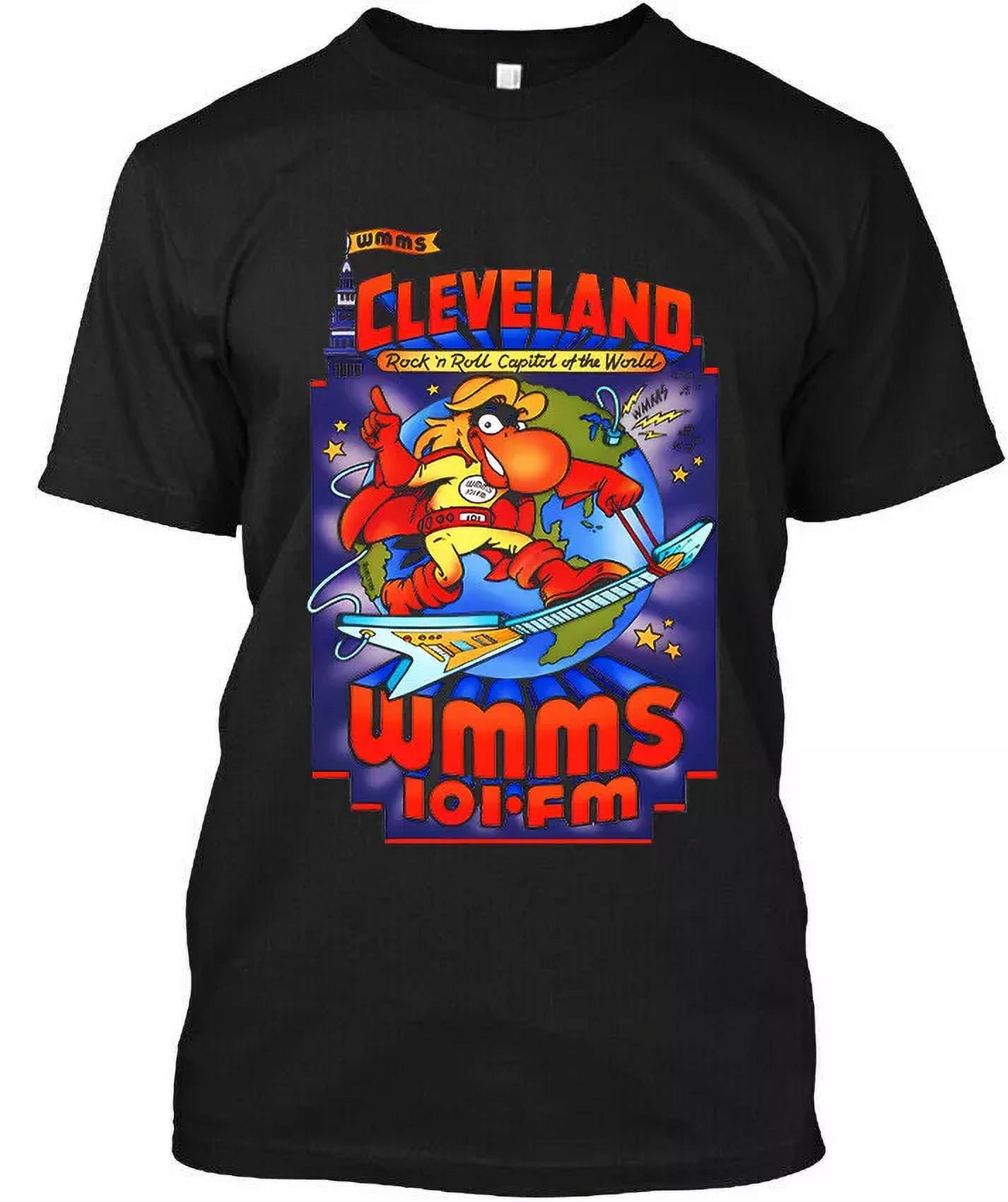 Limited New WMMS American Radio Station The Buzzard Graphic Retro T ...