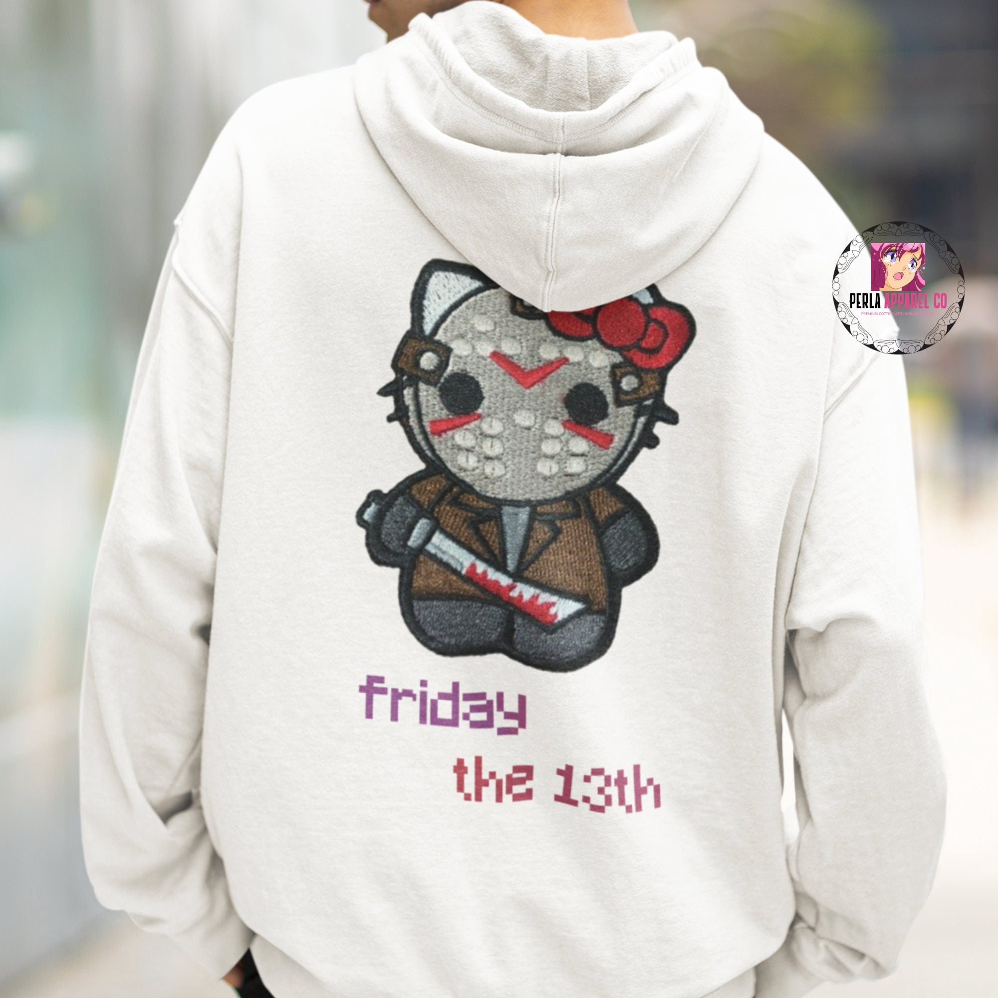 Limited Oversize Hello Kitty Hoodie - 13 Friday Hoodie - Oversize Hello ...