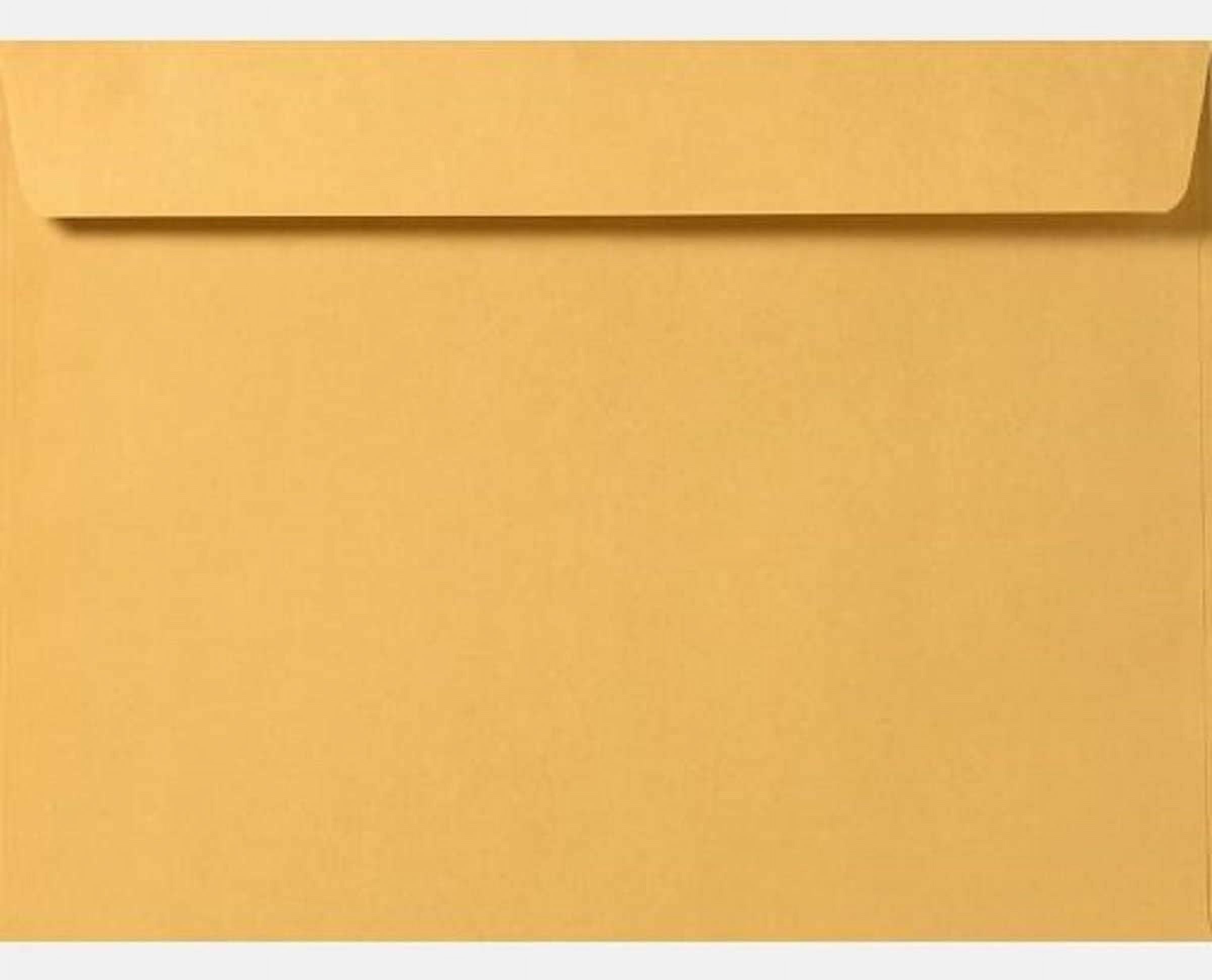Limited Papers (TM) Booklet Envelopes, (Open Side) Brown Kraft, Gummed ...