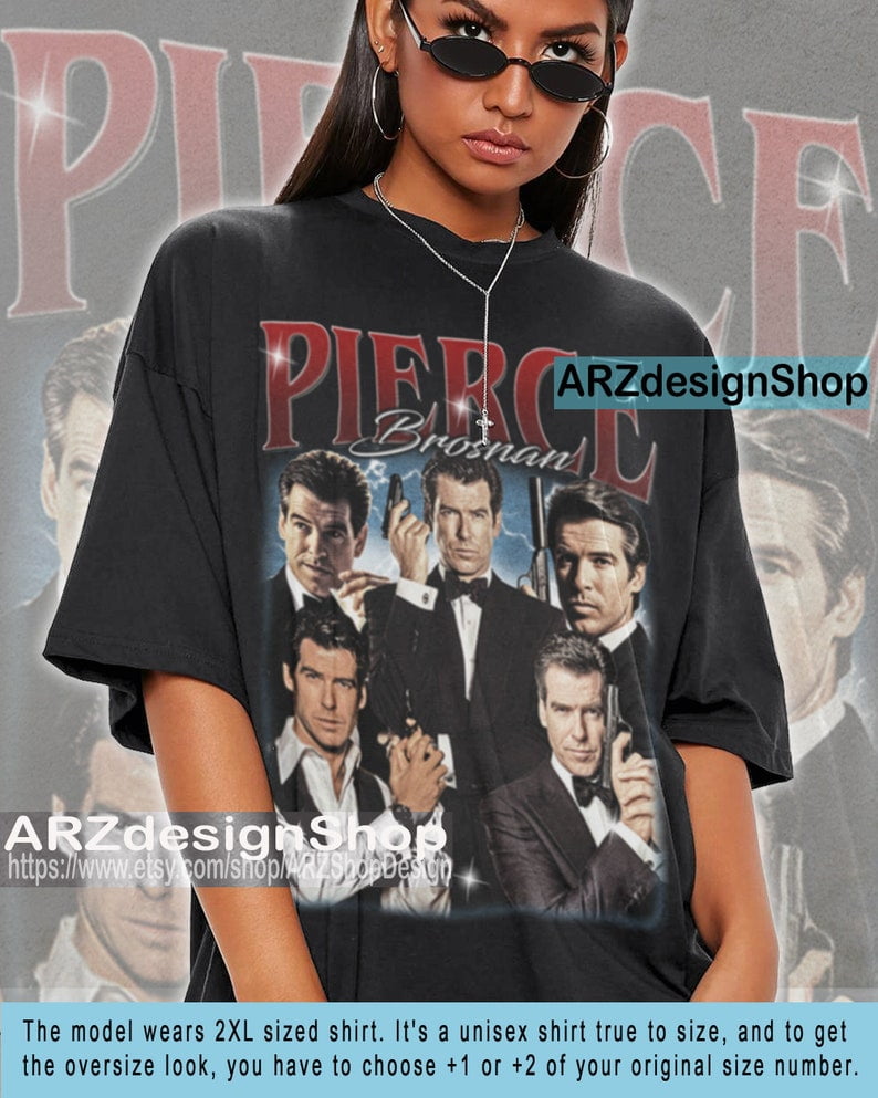 Limited Pierce Brosnan Shirt Gift Graphic Tee Horror movie T-Shirt ...