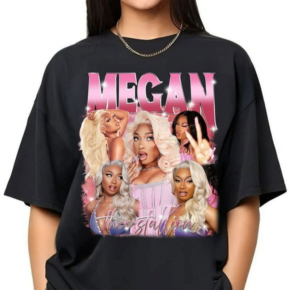 Limited Rapper Megan Thee Stallion T-Shirt, Vintage Megan Thee Stallion ...