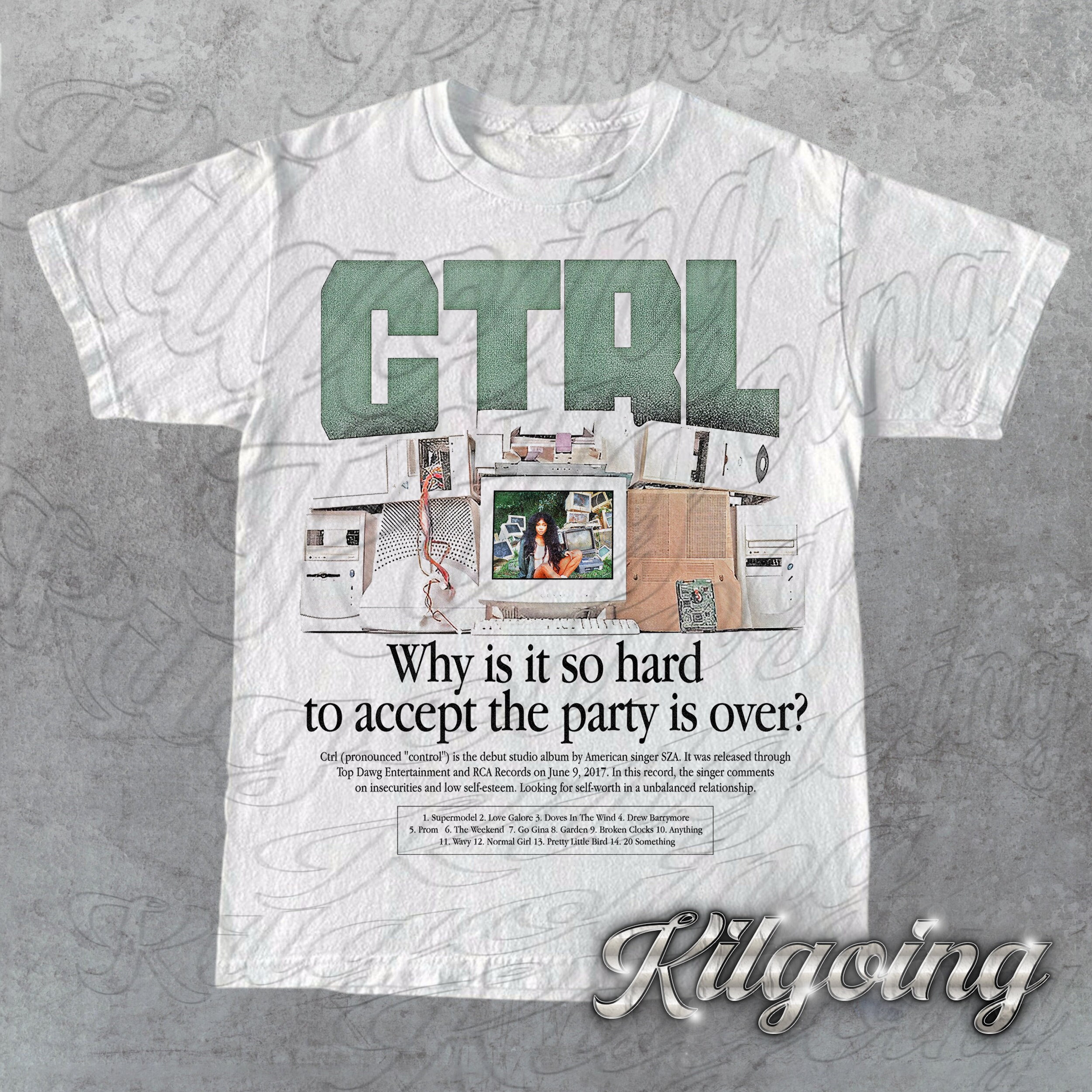 Limited SZA CTRL Album T-Shirt, SZA T-Shirt, Gift For Woman and Man ...
