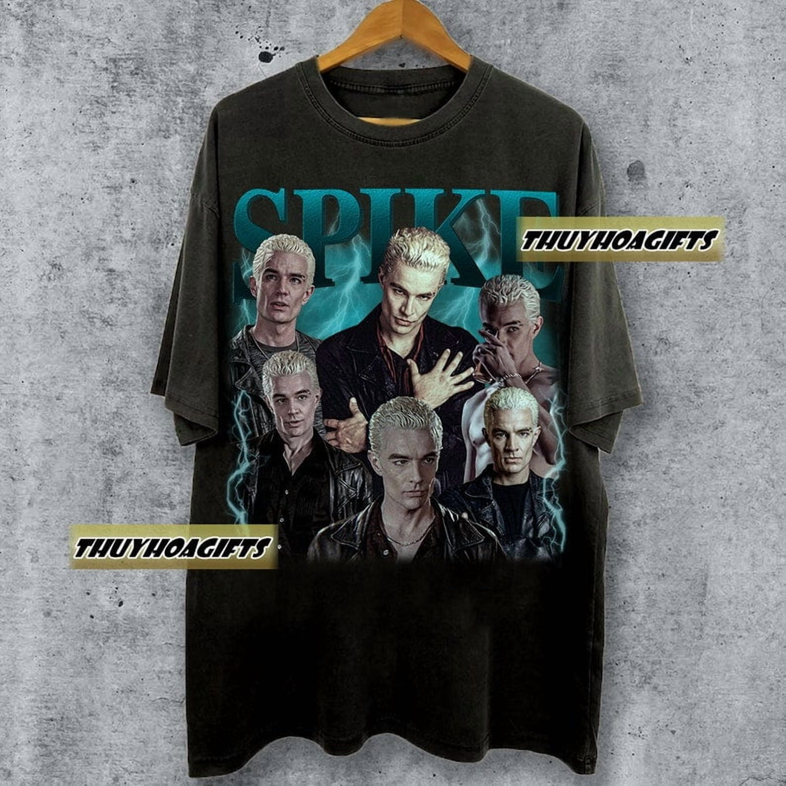 Limited Spike Buffy Vintage 90s Bootleg T-shirt, William Spike Pratt ...