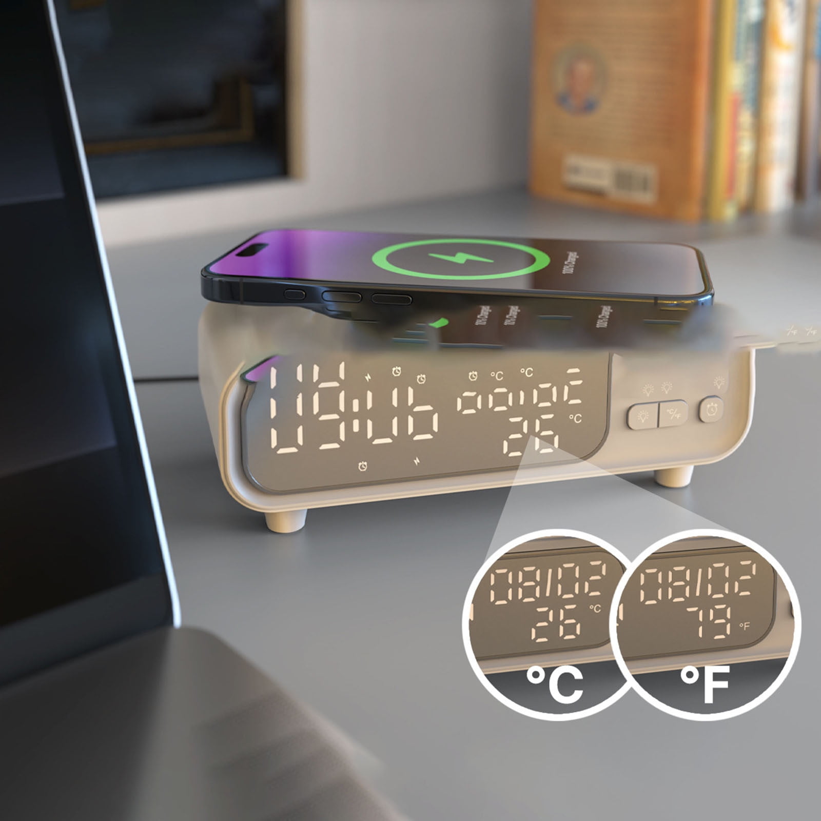 Limited Stock,15W Multi-Functional 5-in-1 Wireless Charger,Bedside ...