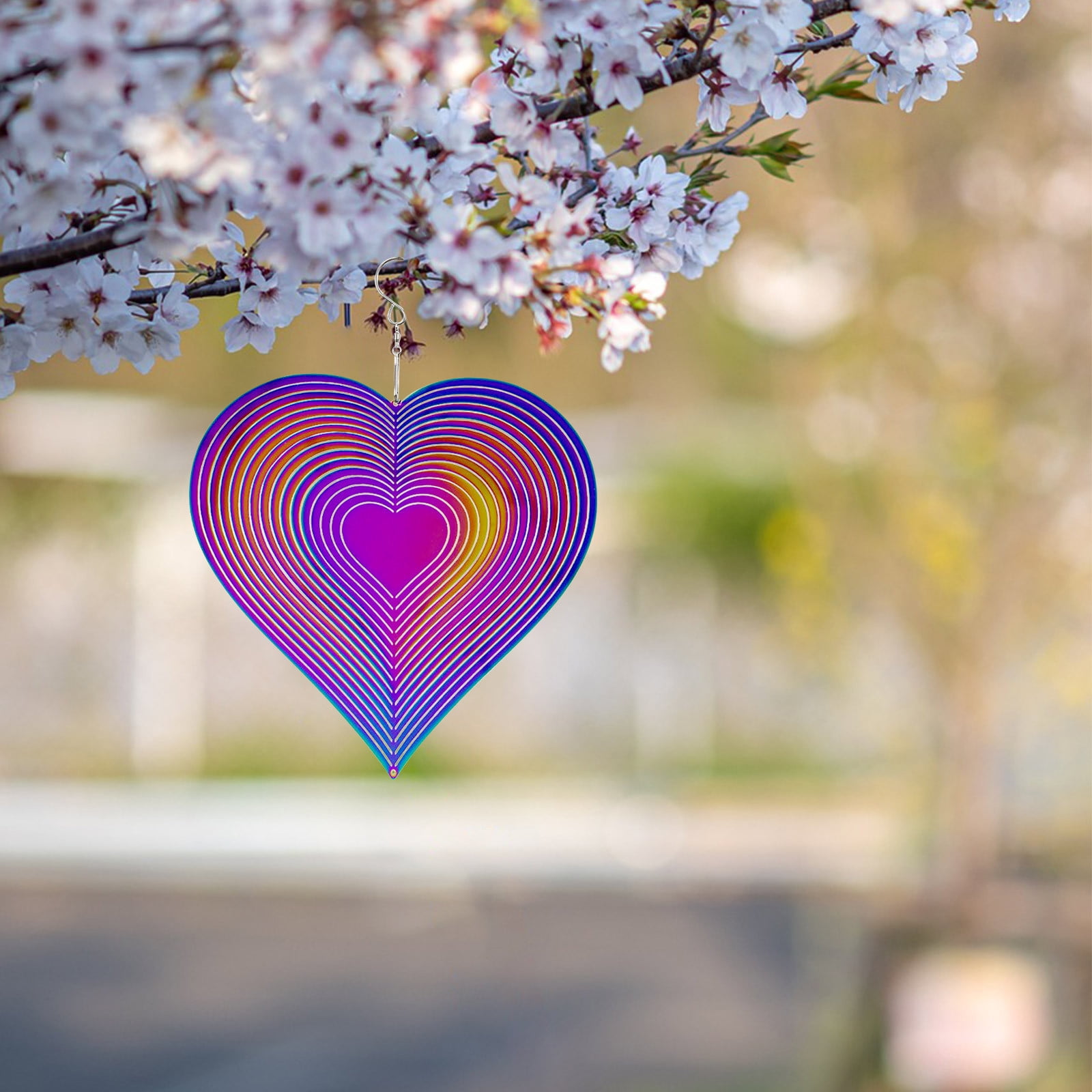 Limited Stock, 3D Stainless Steel Heart-Shaped Yard Decor,Outdoor ...