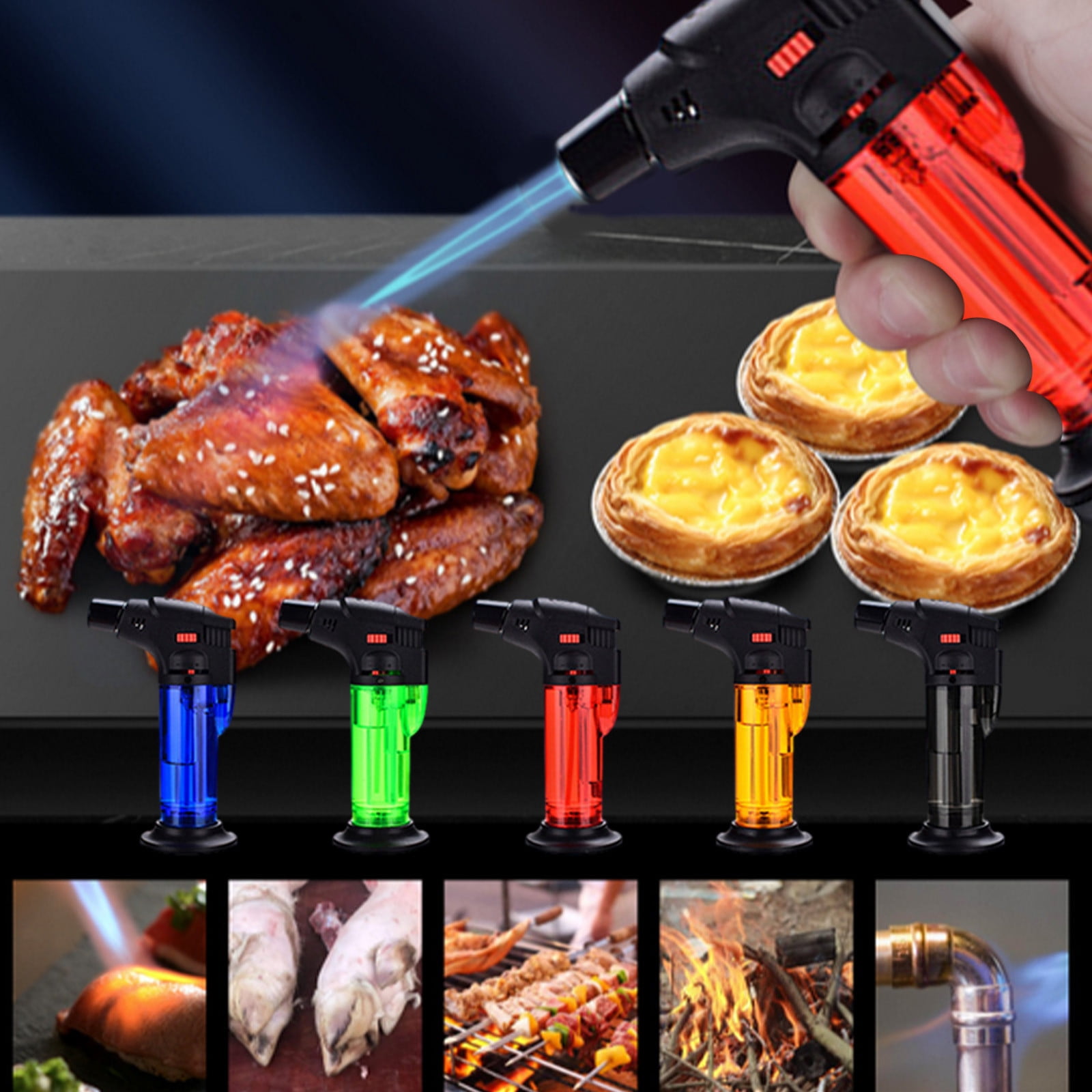 Limited Stock Alert, Butane Lighter, Refillable Cooking Torch, Safe ...