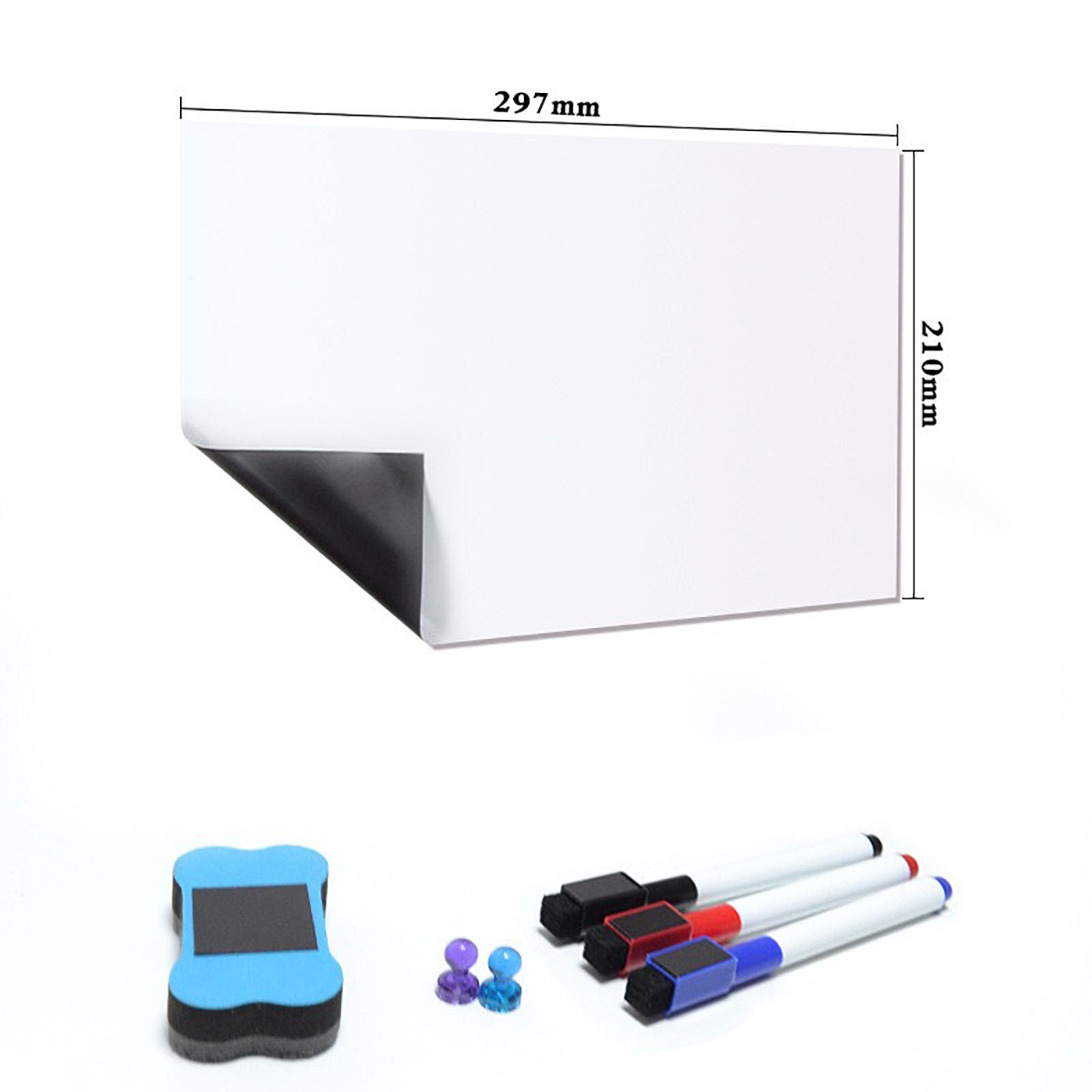 Limited Stock,Erasable Magnetic Whiteboard, A4 Portable Noteboard, Soft ...