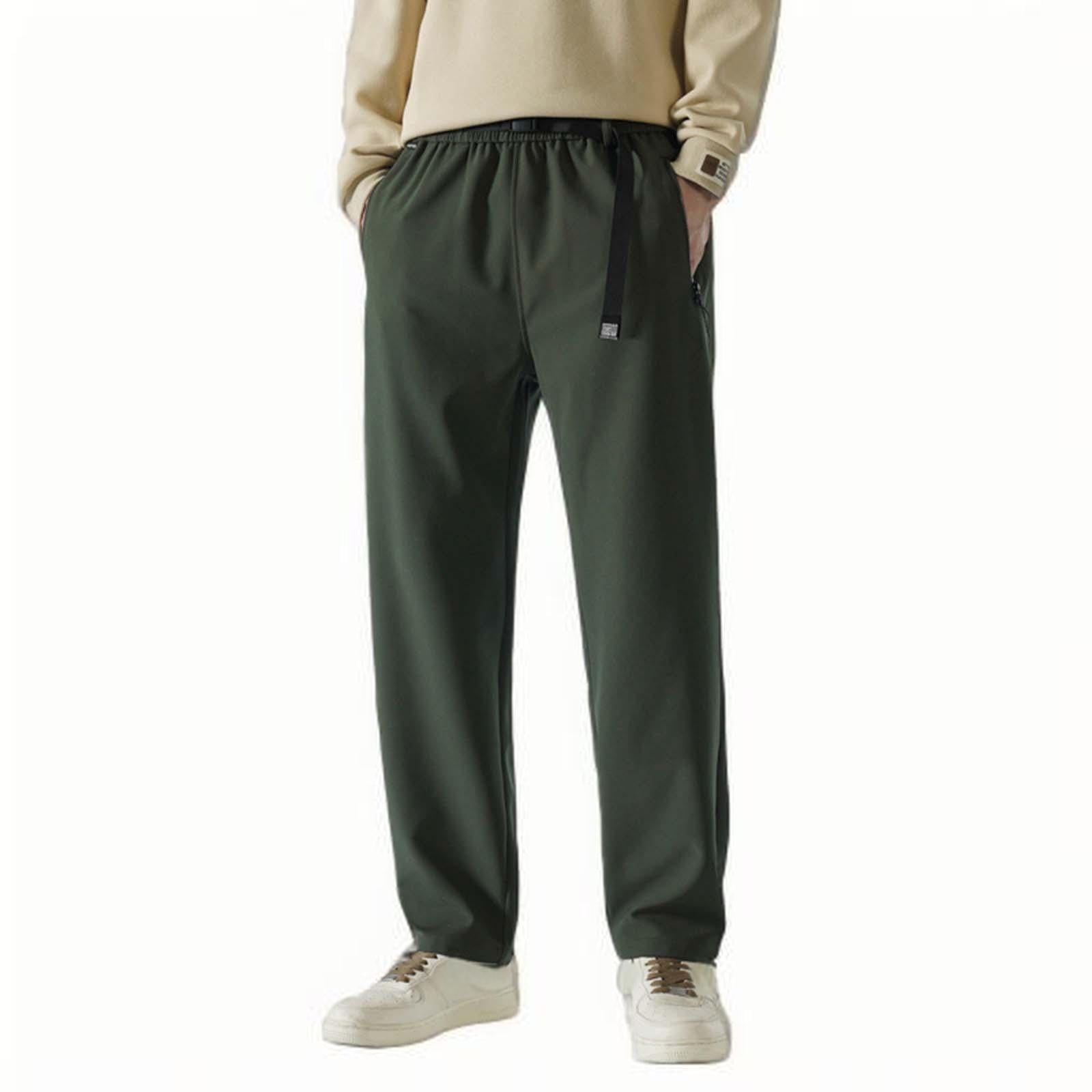 Limited Stock,Man Solid Color Parsnip Soft Binding Leg Pants Cargo ...