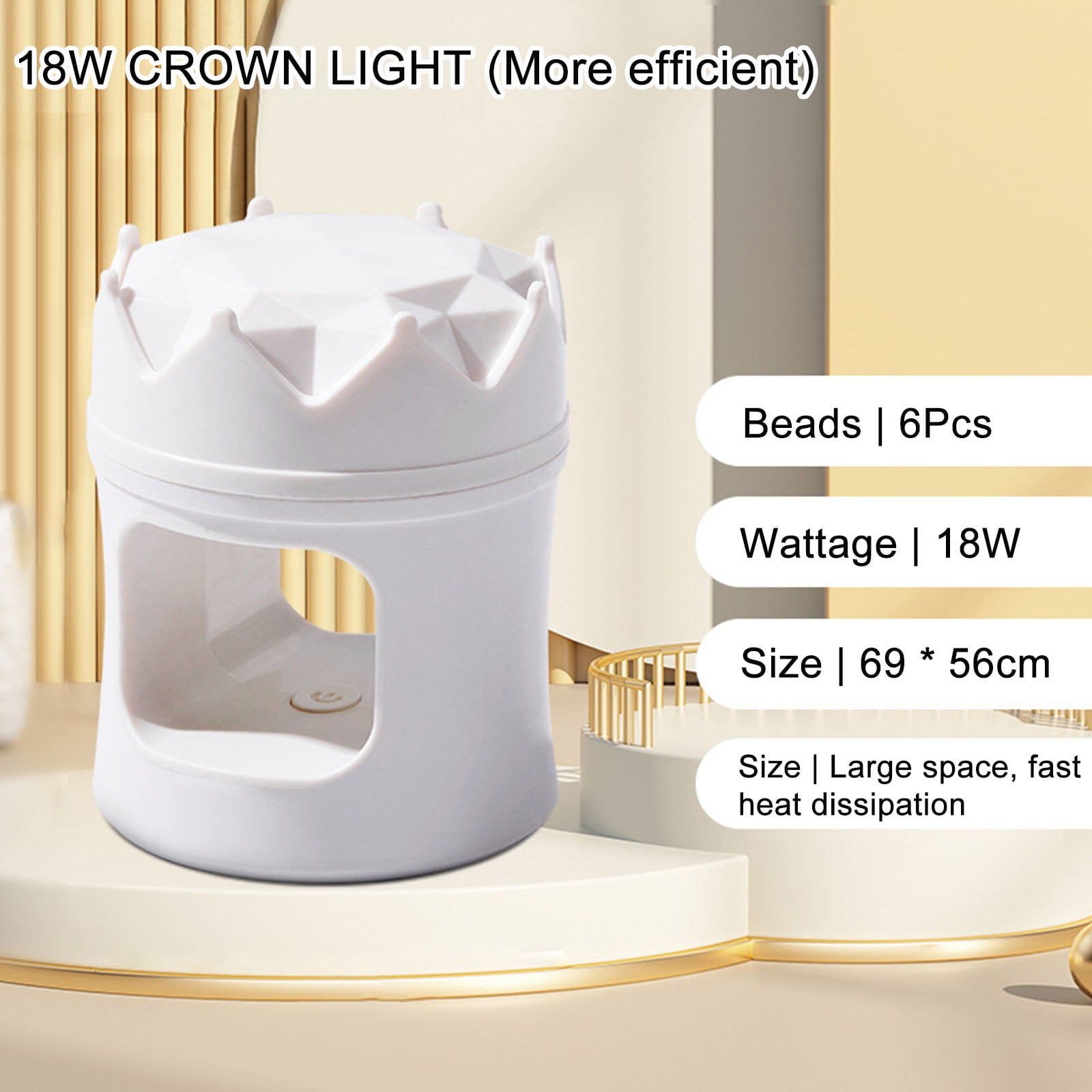 Limited Stock, Nail Care LED Phototherapy Lamp, Portable Nail Baking ...