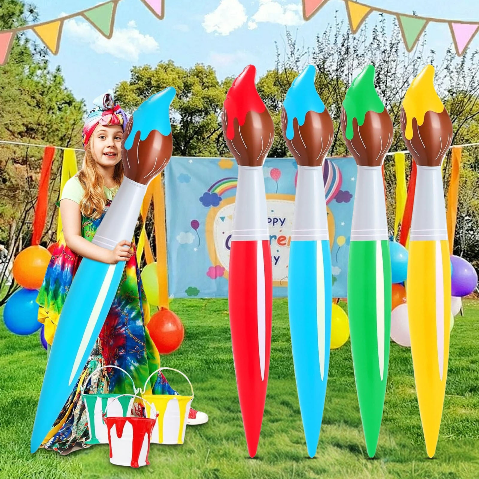 Limited Stock, PVC Inflatable Paintbrush torch, Academy Party toy ...