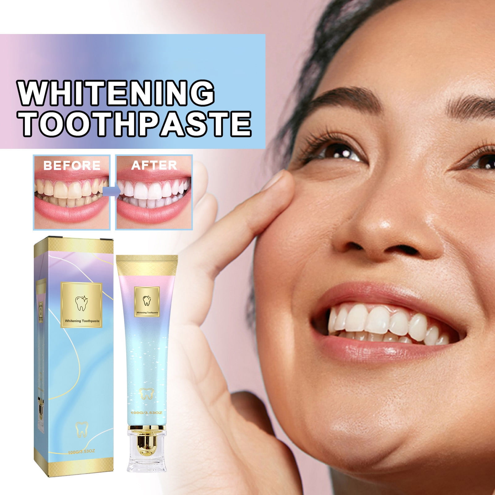 Limited Stock, Peach Flavored Toothpaste, Whitening Fresh Breath, 100g ...