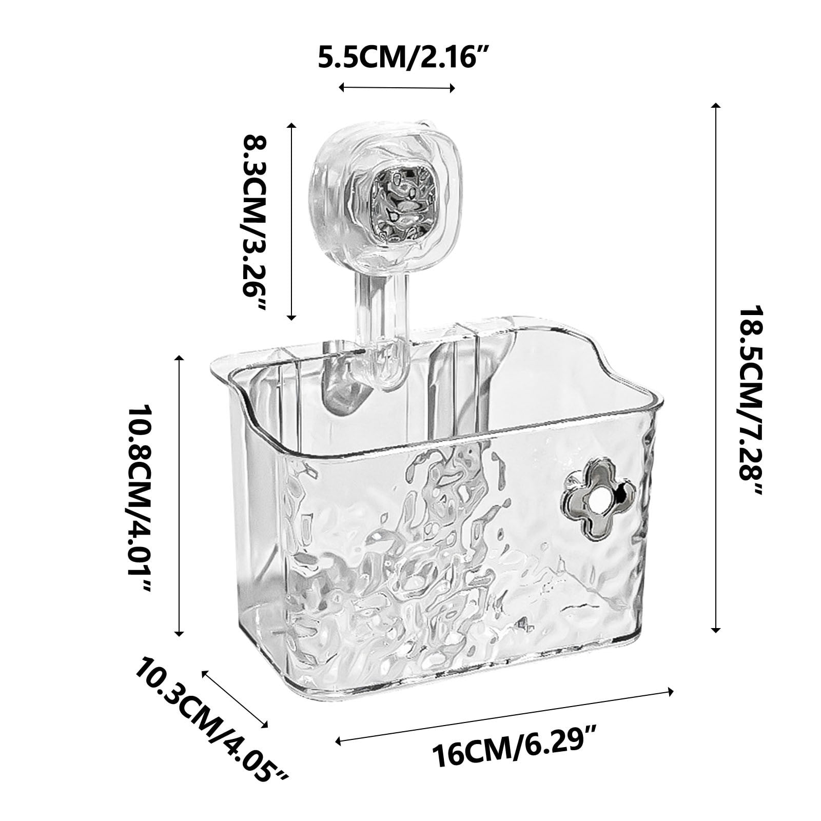 Limited Stock,Rotating Suction Cup Shelf,Wall-Mounted Bathroom Vanity ...