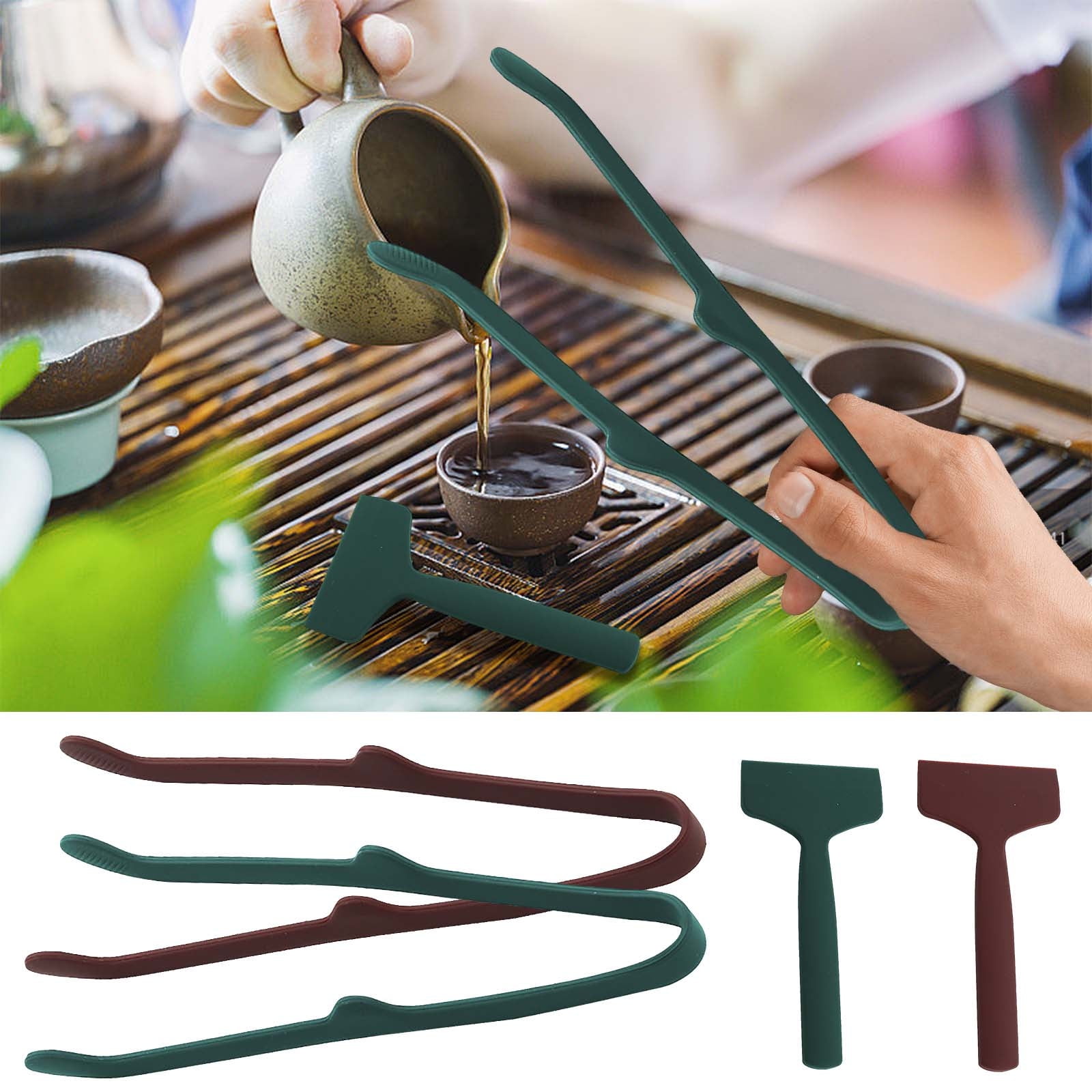 Limited Stock, Topliu Household Silicone Tea Tongs Tea Scrapers ...