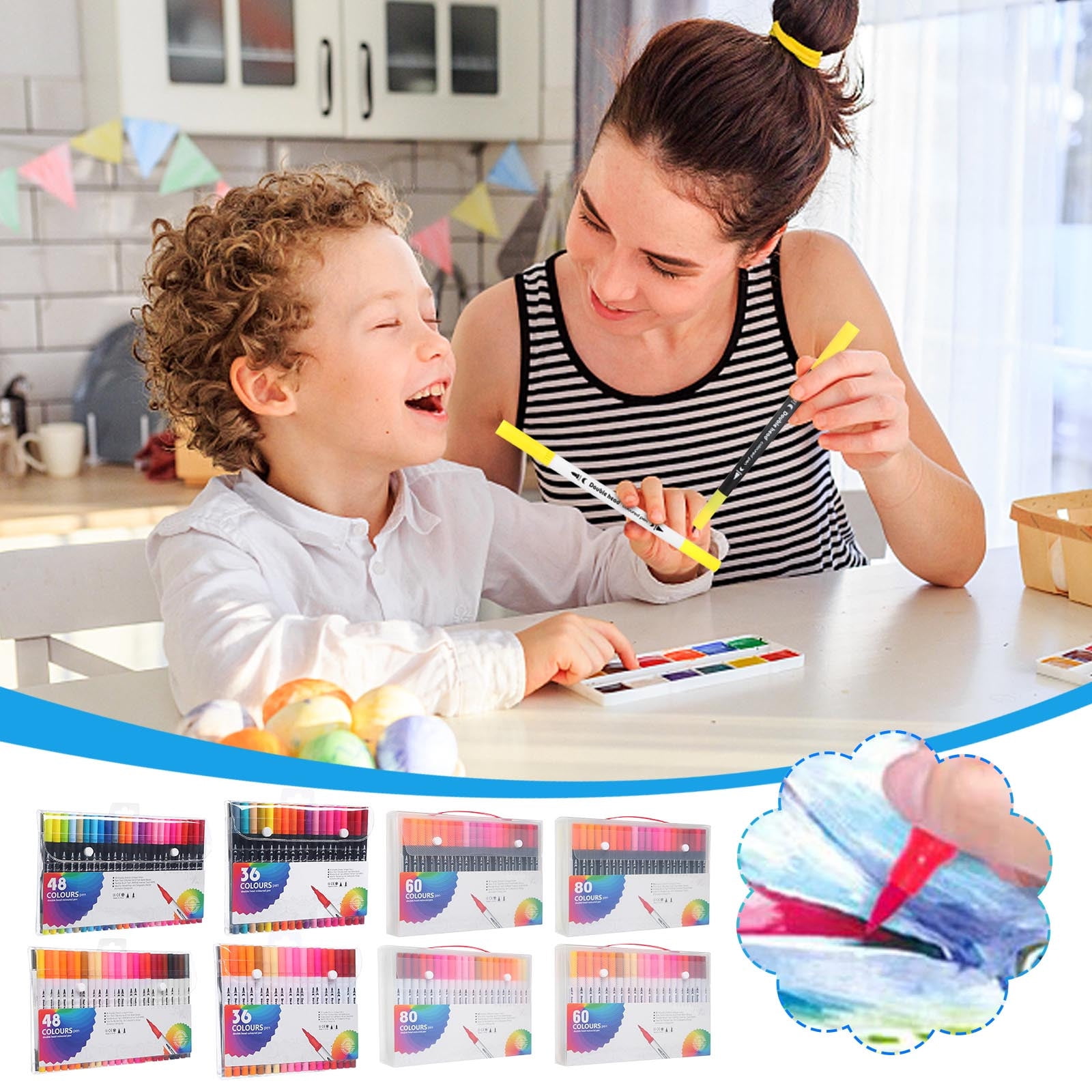 Limited Stock, Vsgery 24 Color Highlighter Pen, Metal Pen, Hand-painted ...