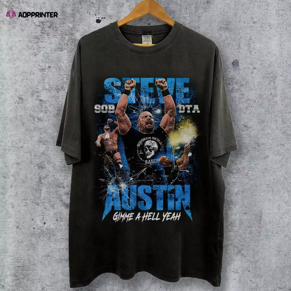 Limited Stone Cold 90s Vintage T-Shirt â€“ Steve Austin Professional ...