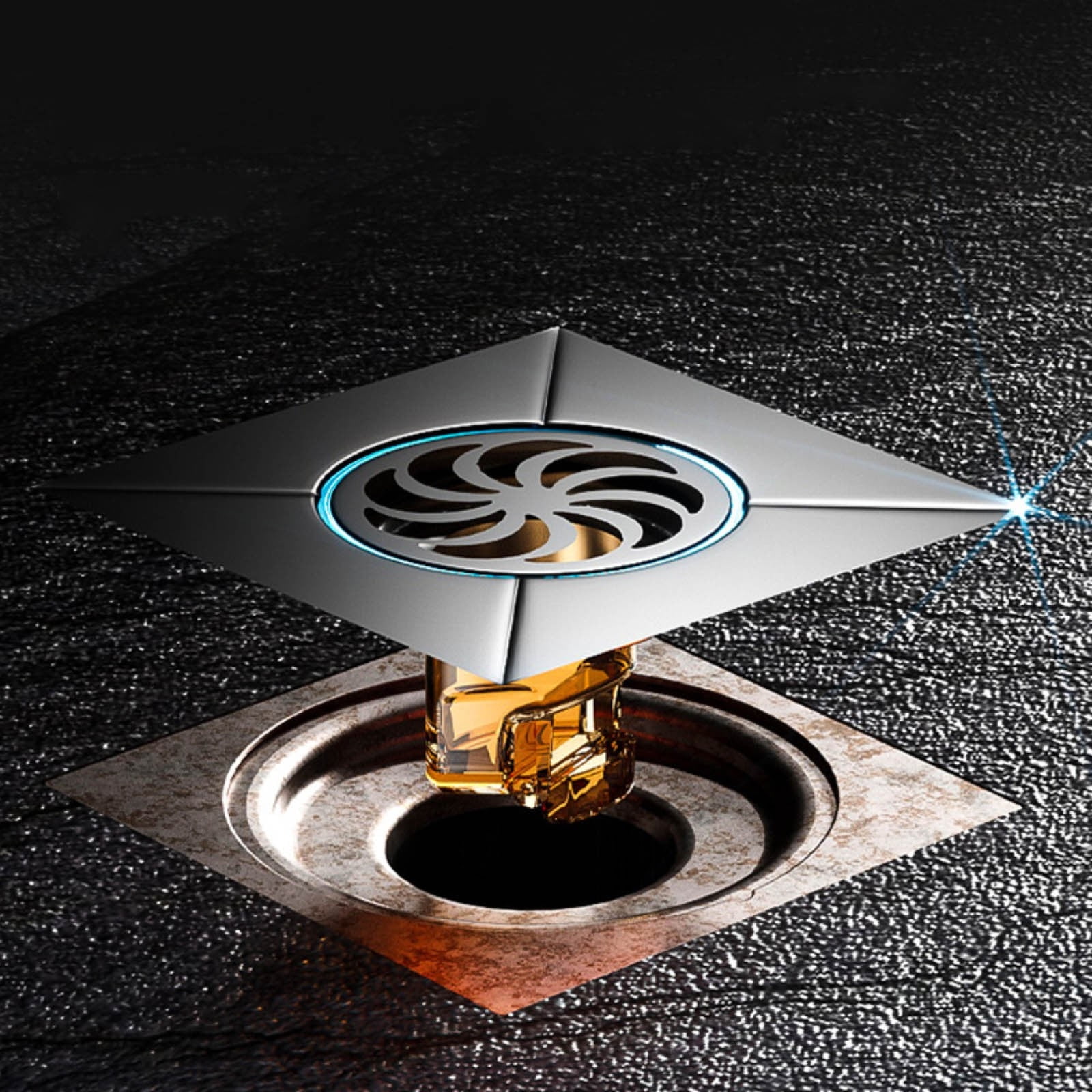 Limited Time Deal, Bathroom Floor Drain Cover, Odor Prevention Filter ...