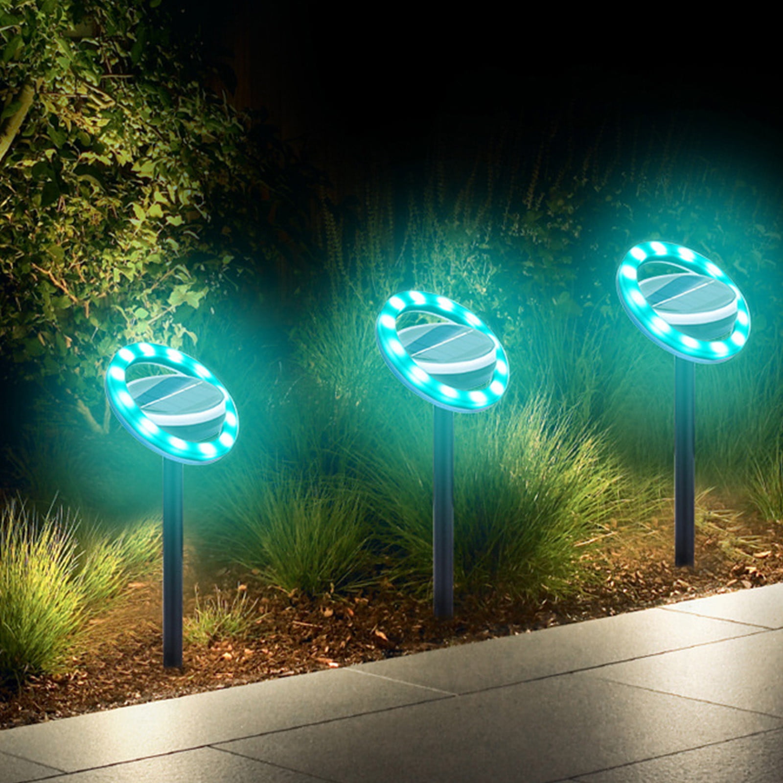 Limited Time Deal karymi 1PC Solar Outdoor Light Courtyard Plug in ...