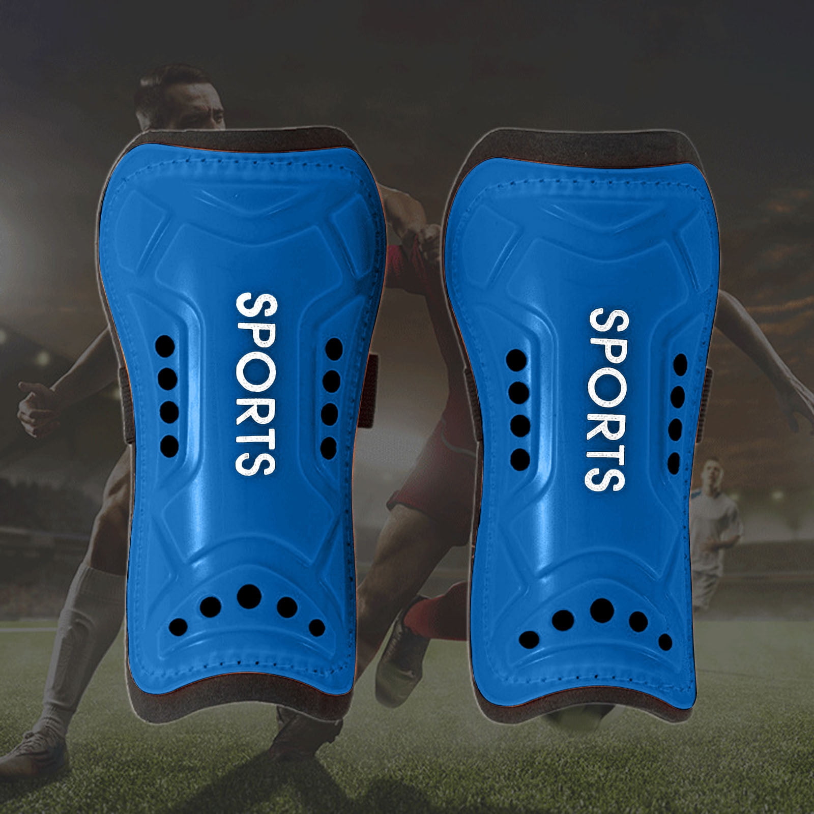 Limited Time Deal karymi Children's Double-strap Football Shin Pads ...