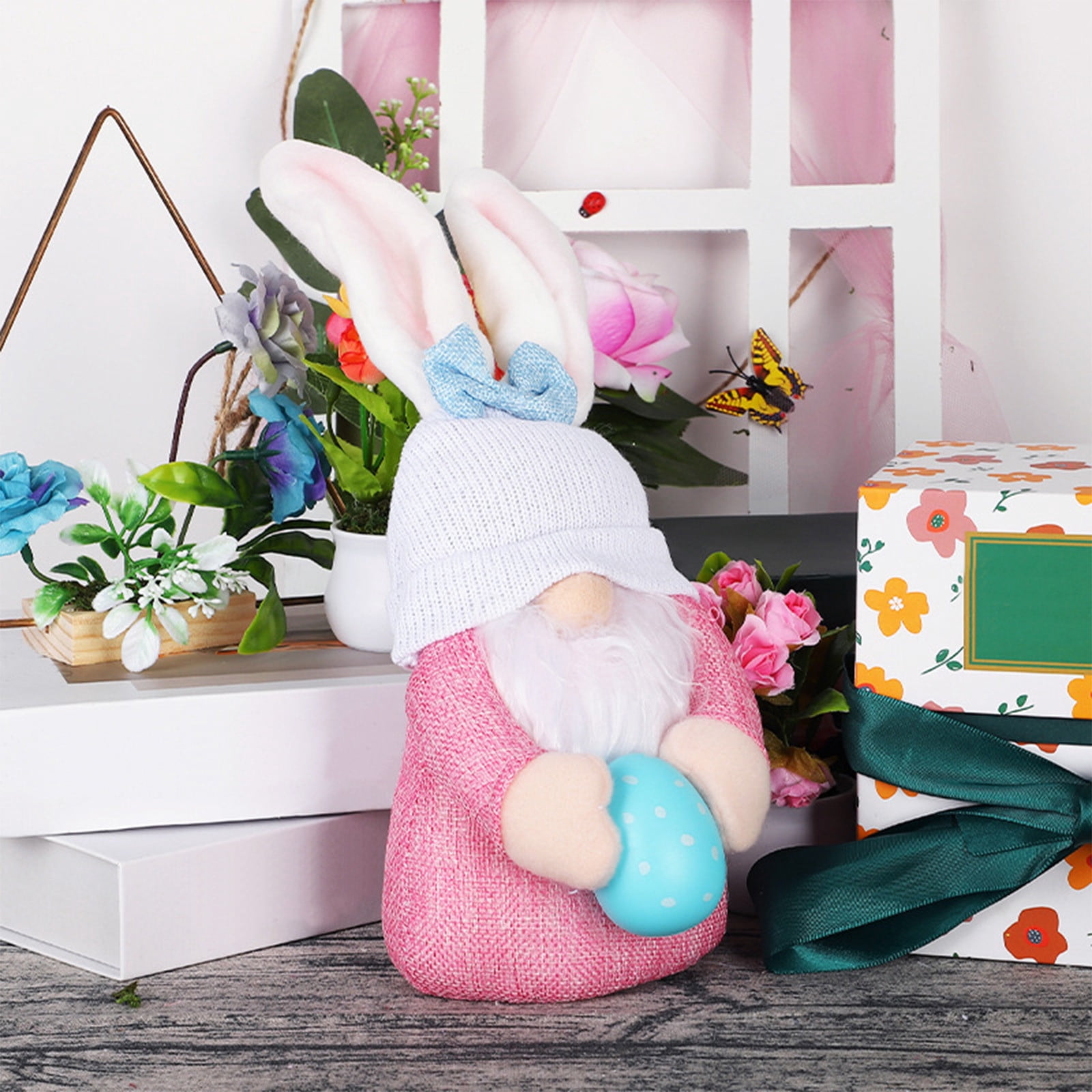 Limited Time Deal karymi Easter Party Supplies Ears Holding Dwarf Doll ...