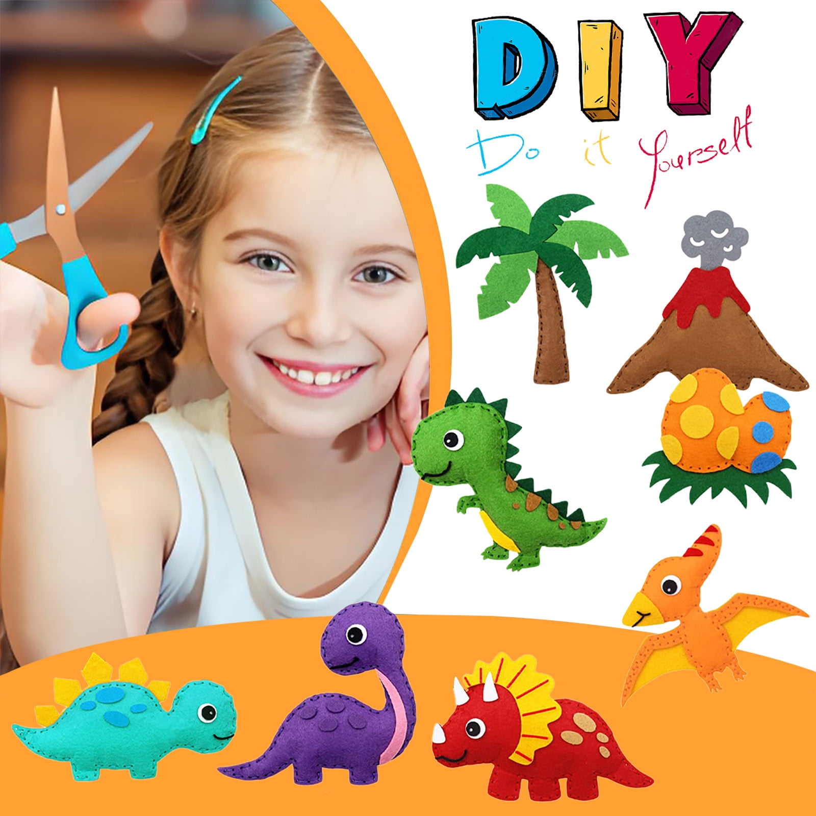 Limited Time Deal karymi Handmades Sewing Toys Fele Cloth Creatives Educational Toys Handmades ...