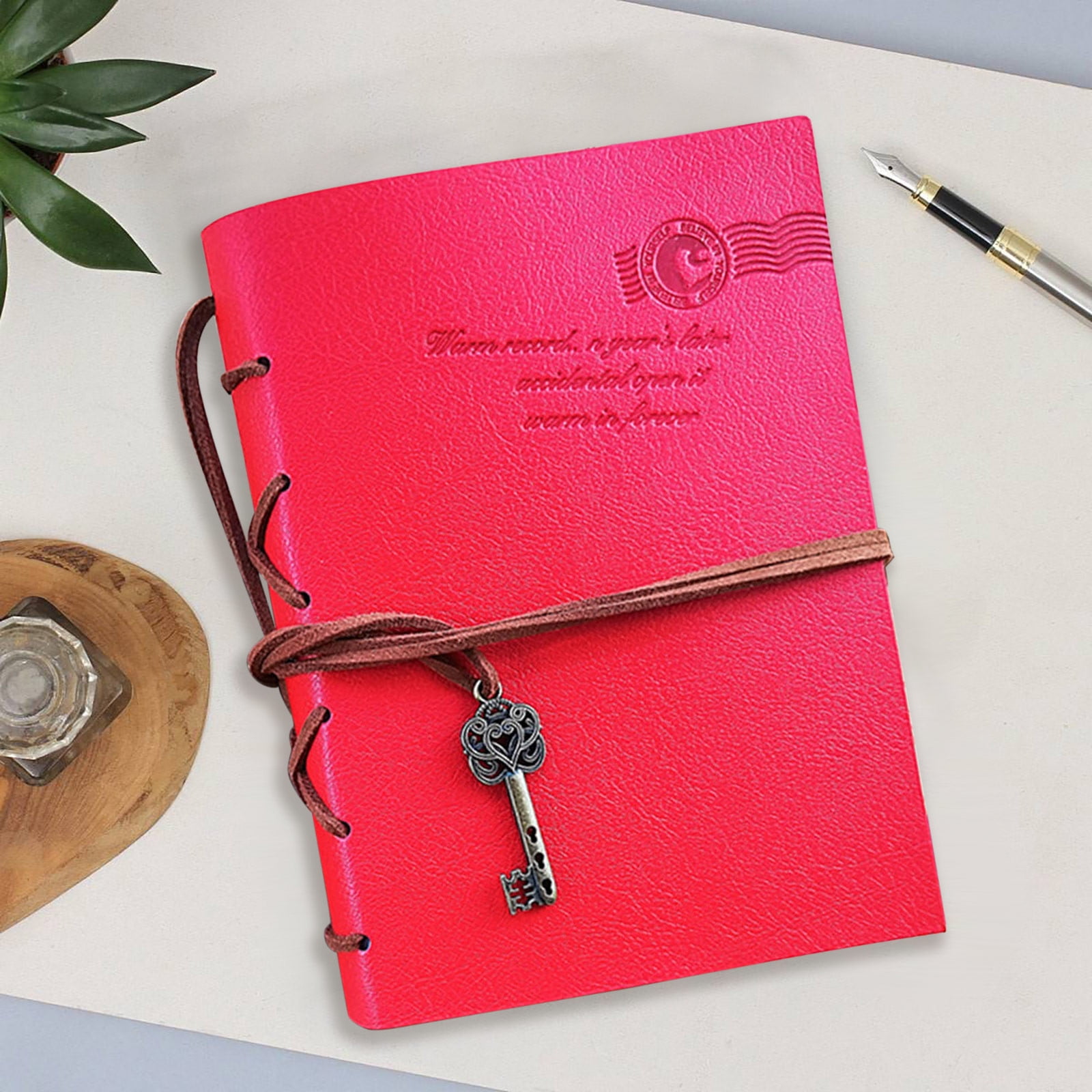 Limited Time Deal karymi New Vintage Key String Leather Note Book Diary ...
